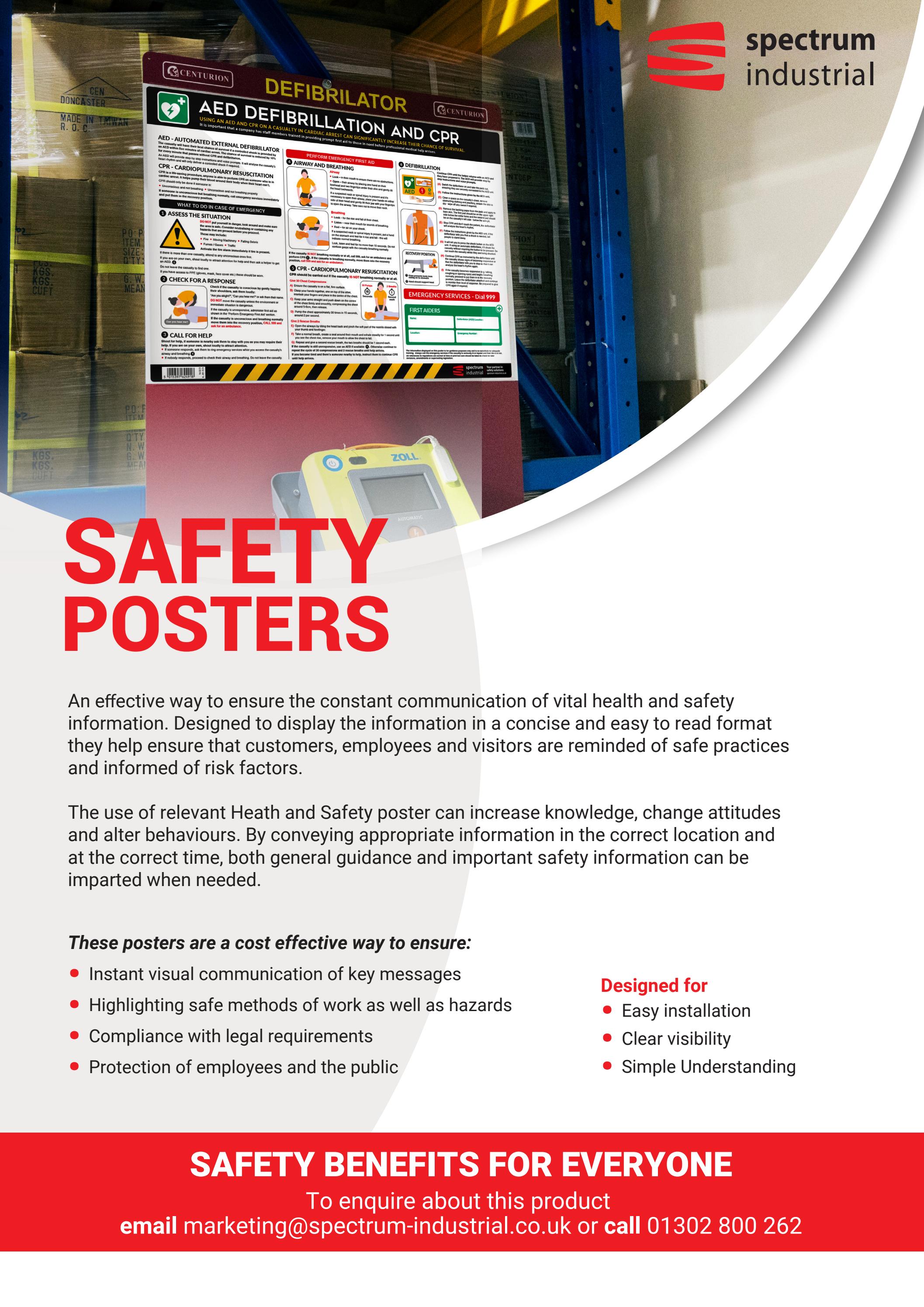 Spectrum Industrial Safety Posters by Centurion Europe - Issuu