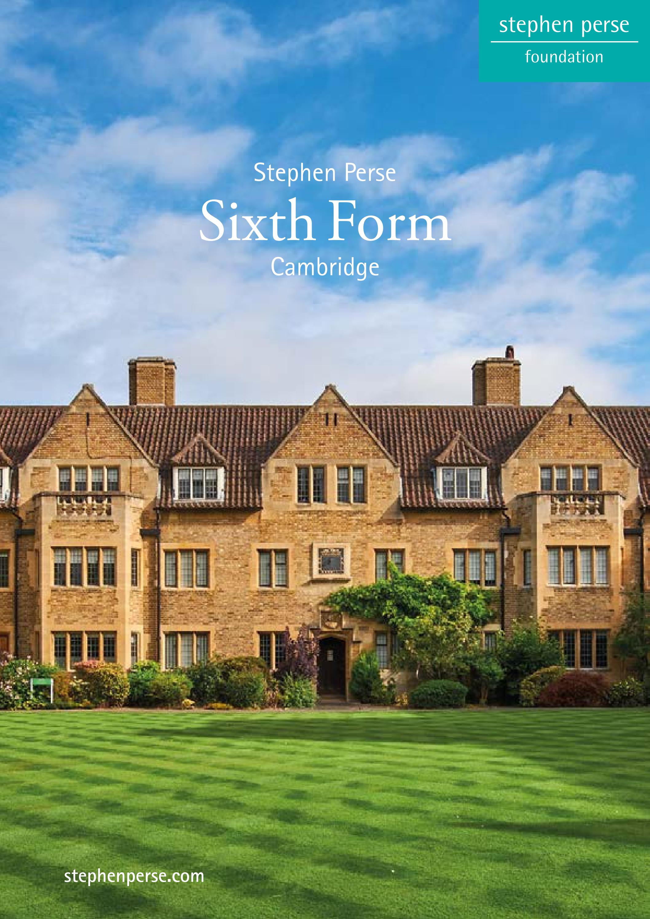 Stephen Perse Sixth Form Cambridge - Prospectus by Stephen Perse ...