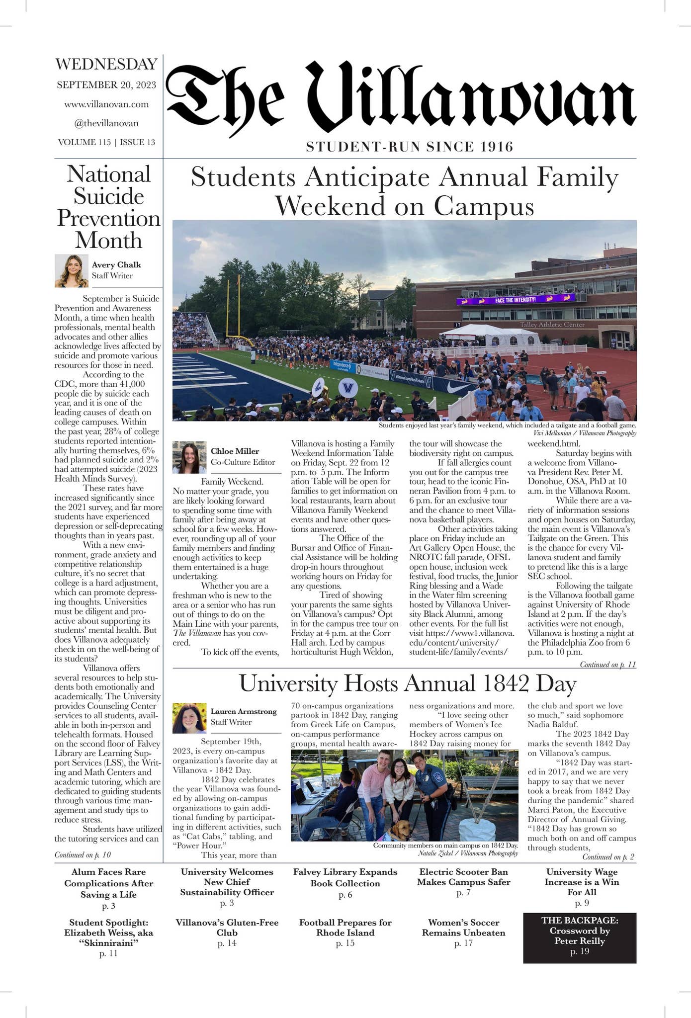 The Villanovan | Volume 115, Issue 13: September 20, 2023 by The ...