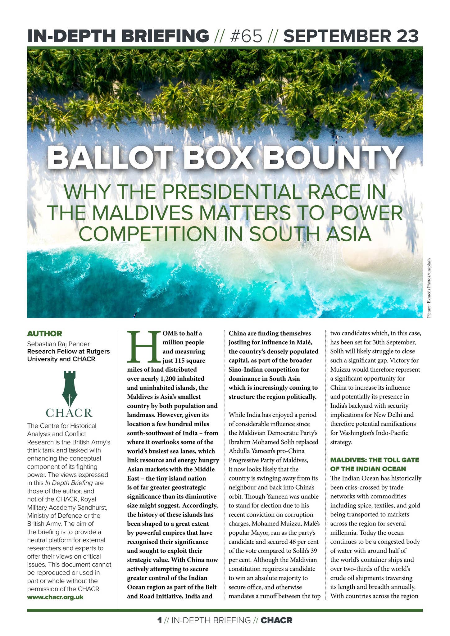 In-Depth Briefing: Ballot box bounty – why the presidential race in the ...