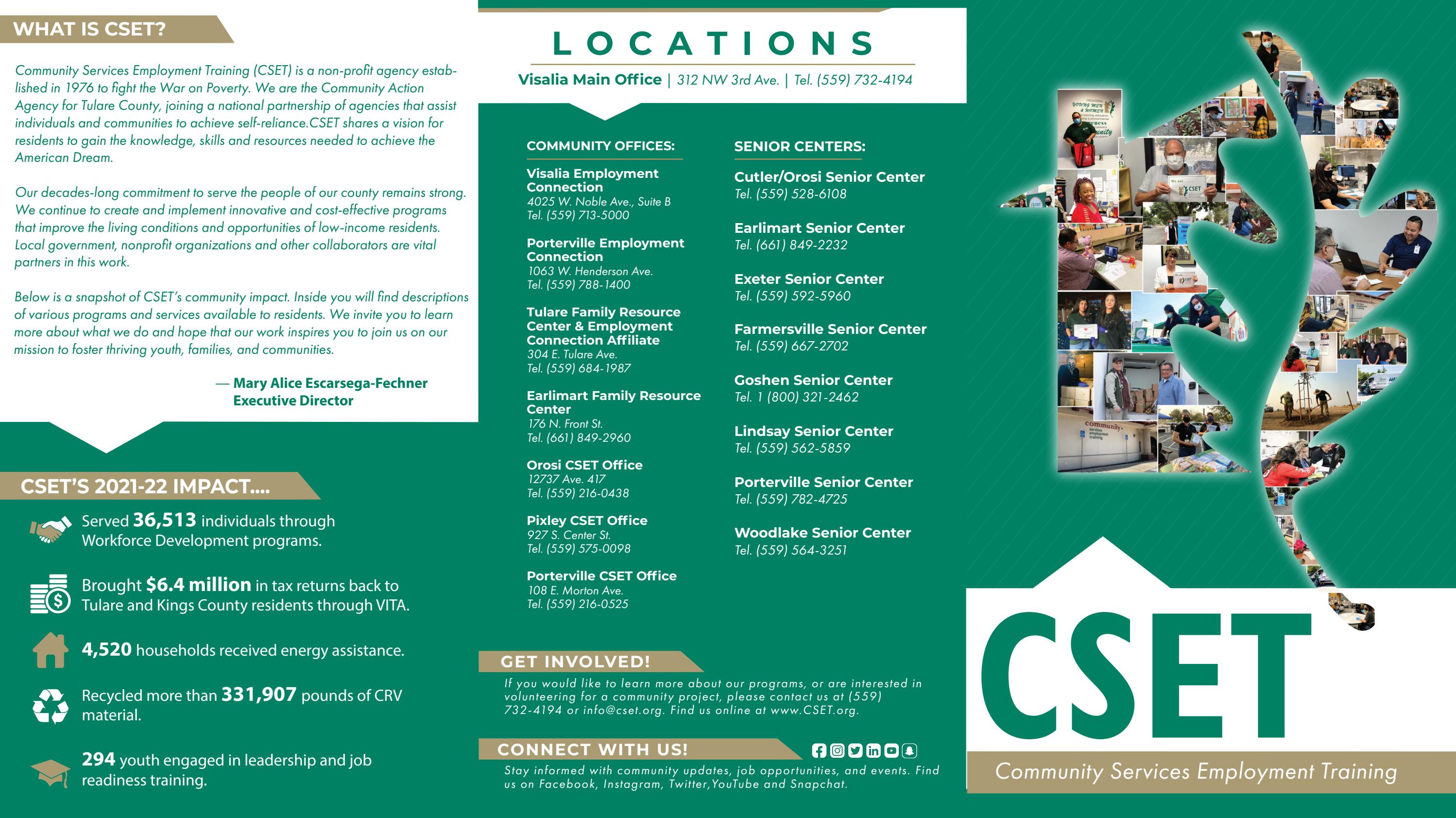 CSET Brochure 2023 (English) by Community Services Employment Training ...