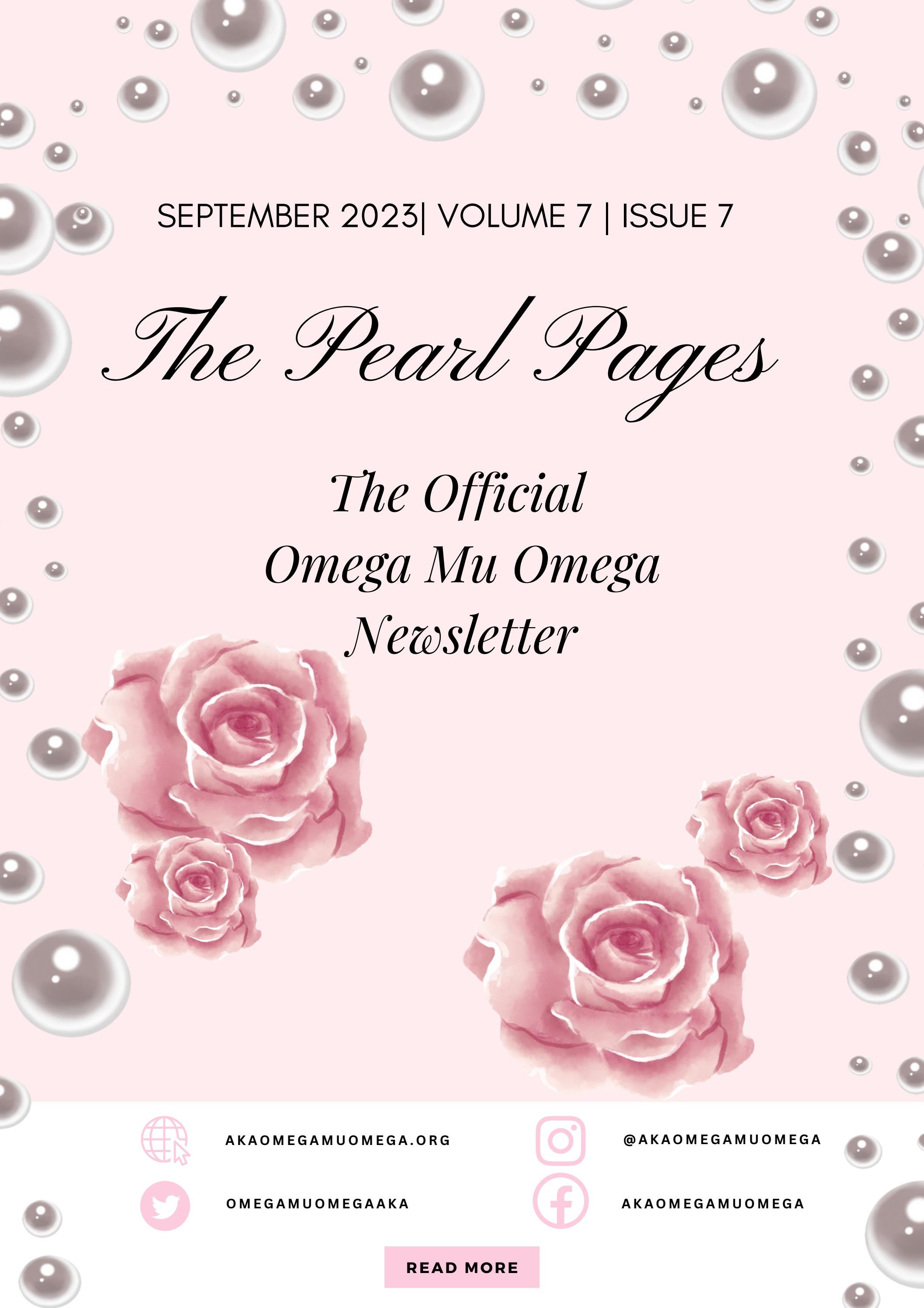Omega Mu Omega Pearl Pages-September 2023 by Sheronda-Rae Ball - Issuu