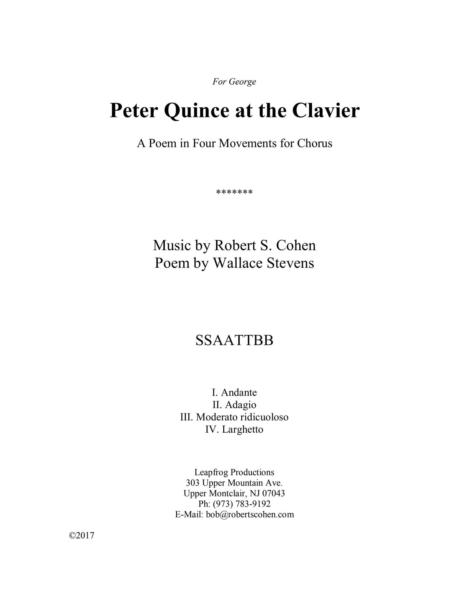 Peter Quince at the Clavier (2002) by bobcohenmusic - Issuu
