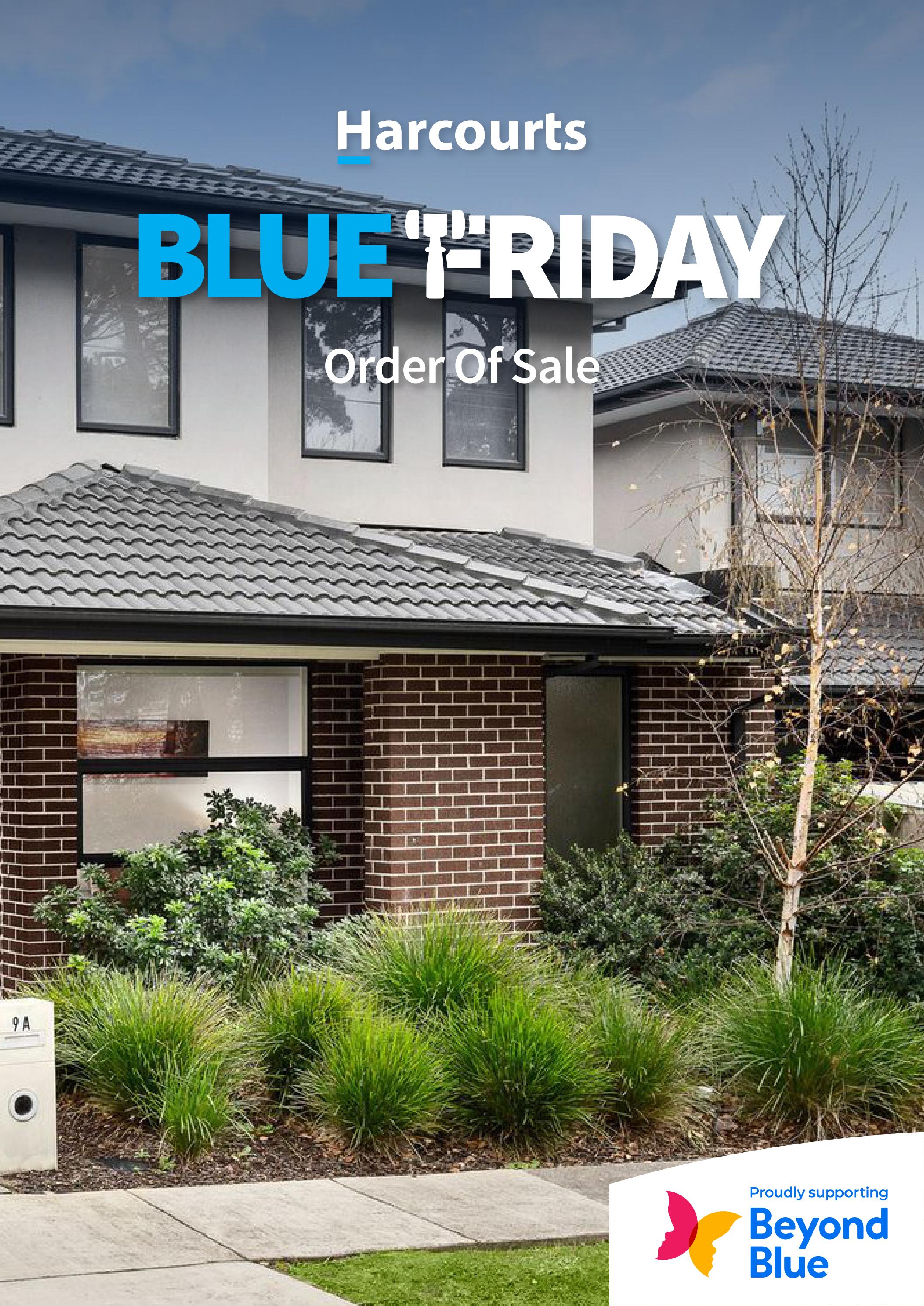 Blue Friday | Victoria Order Of Sale Brochure by Harcourts International - Issuu