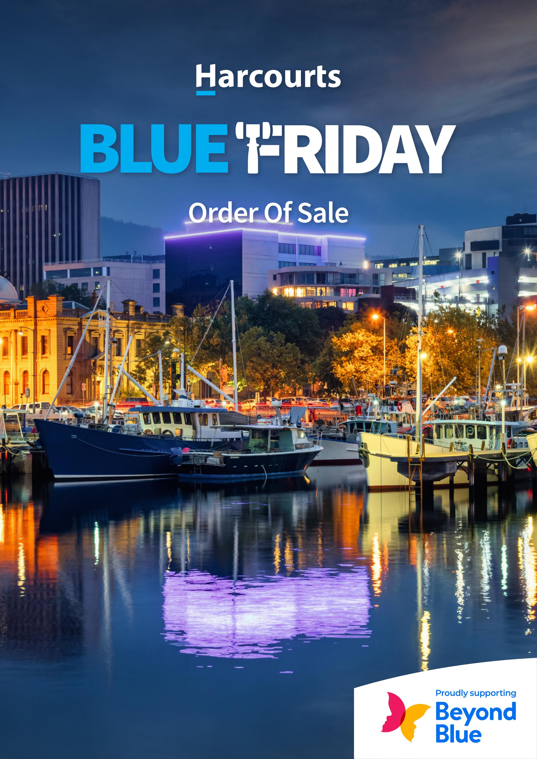 Blue Friday | Tasmania Order Of Sale Brochure by Harcourts International - Issuu
