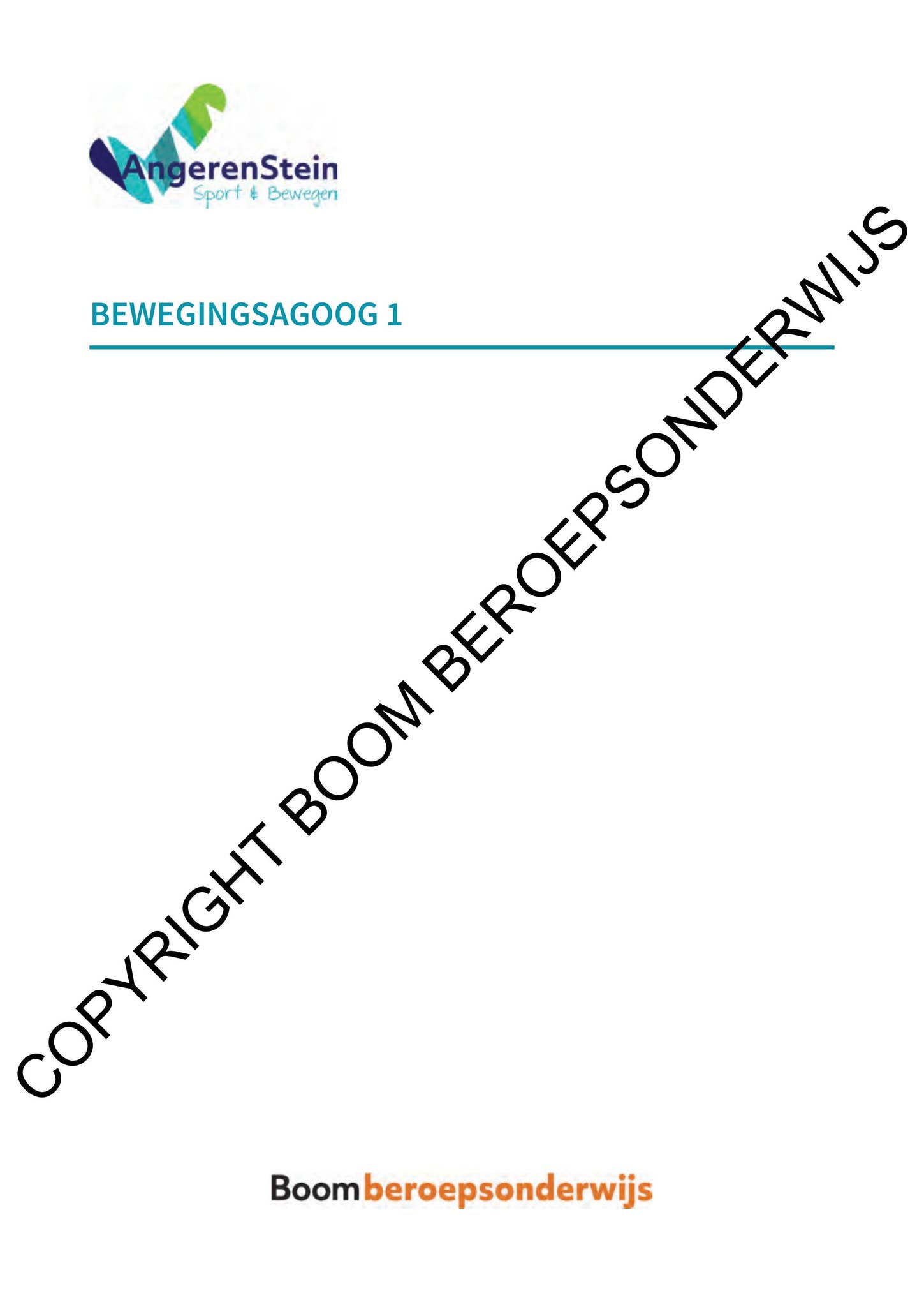65491 Bewegingsagoog 1 by Boom beroepsonderwijs - Issuu