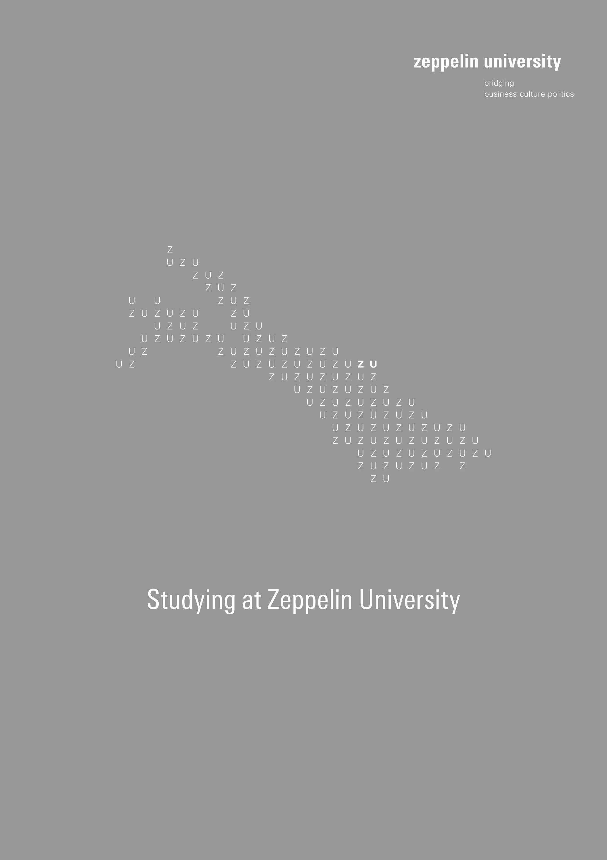Zeppelin University | Product Portfolio by Zeppelin Universität - Issuu