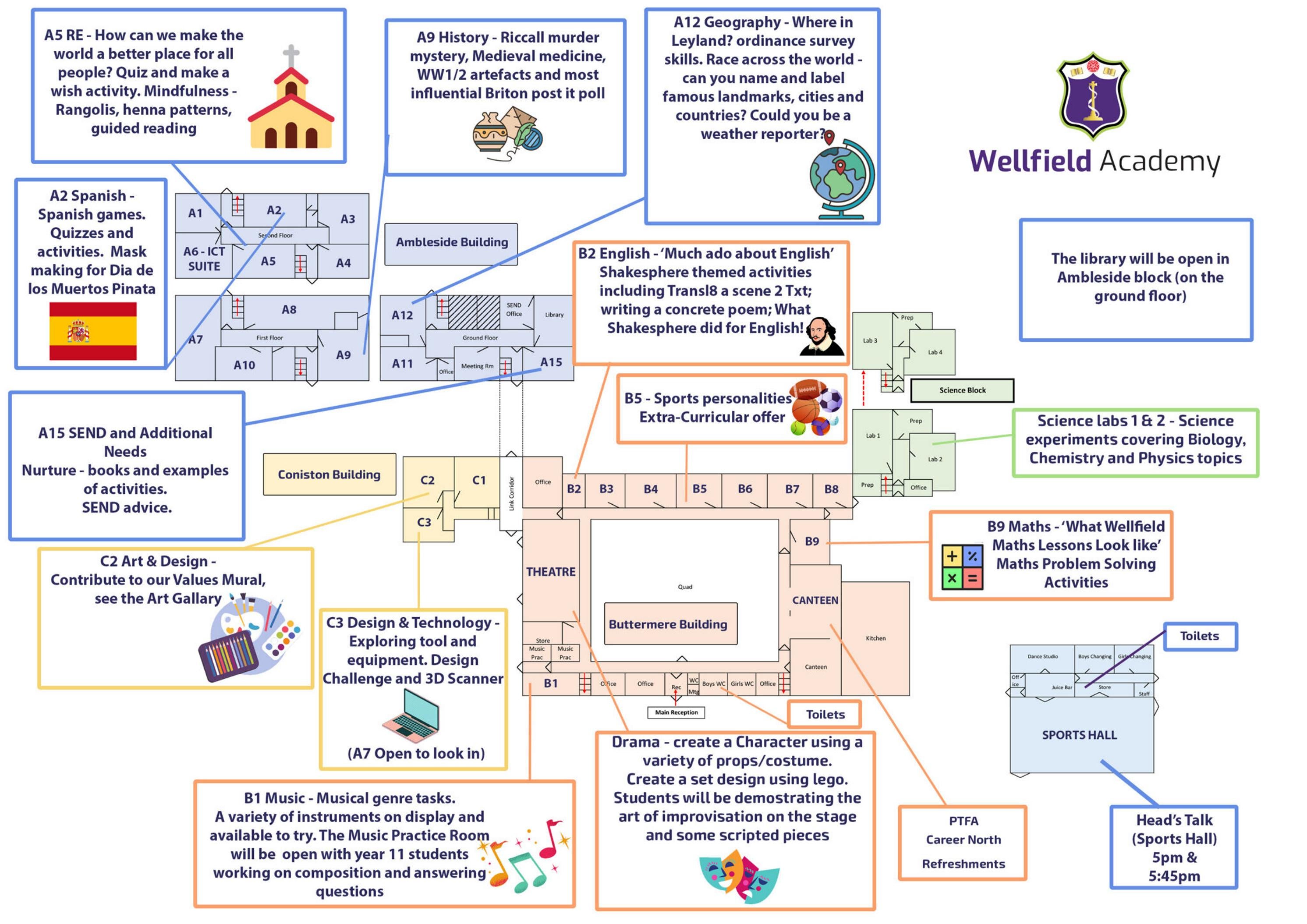 Open Evening Map 2023 by Schudio - Issuu