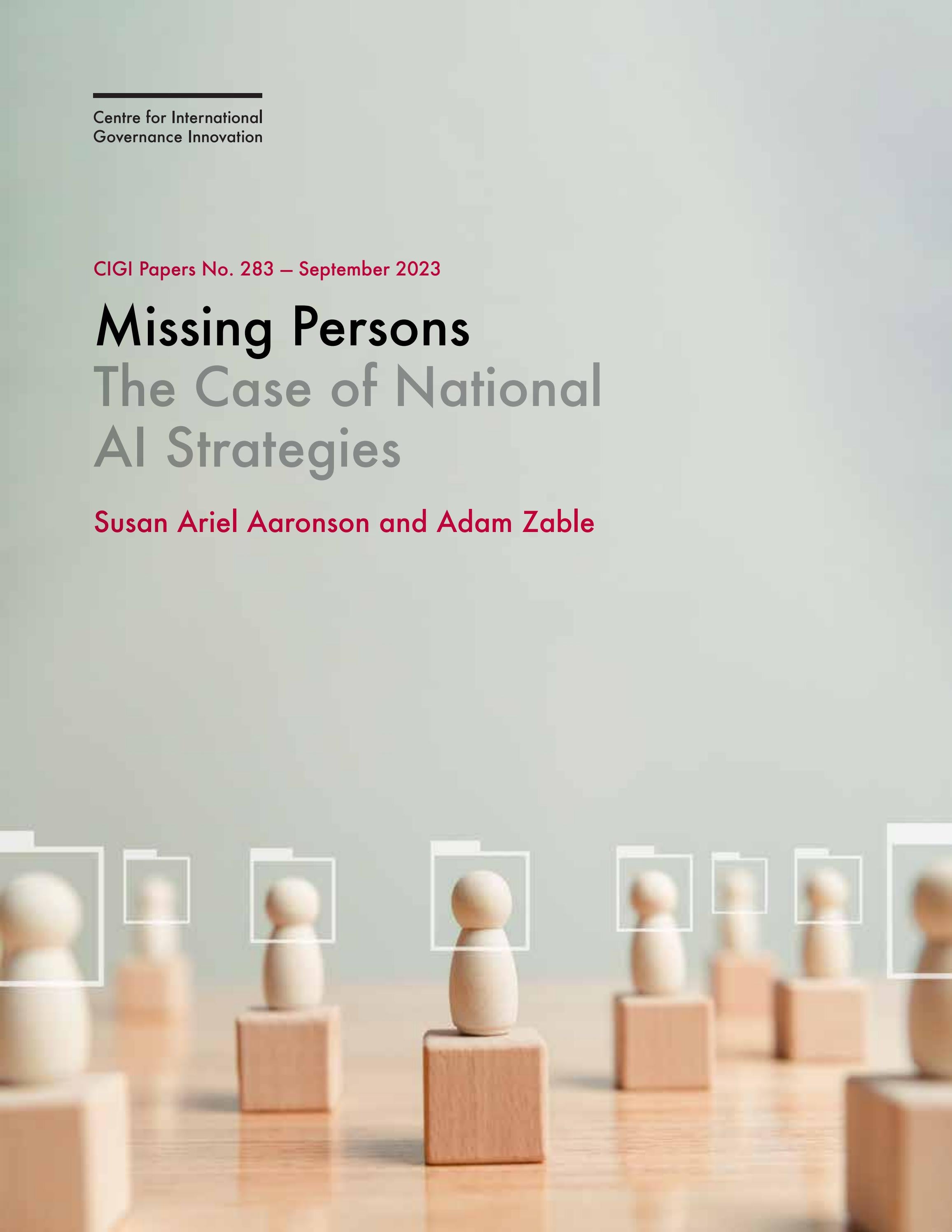 Missing Persons: The Case of National AI Strategies by Centre for ...