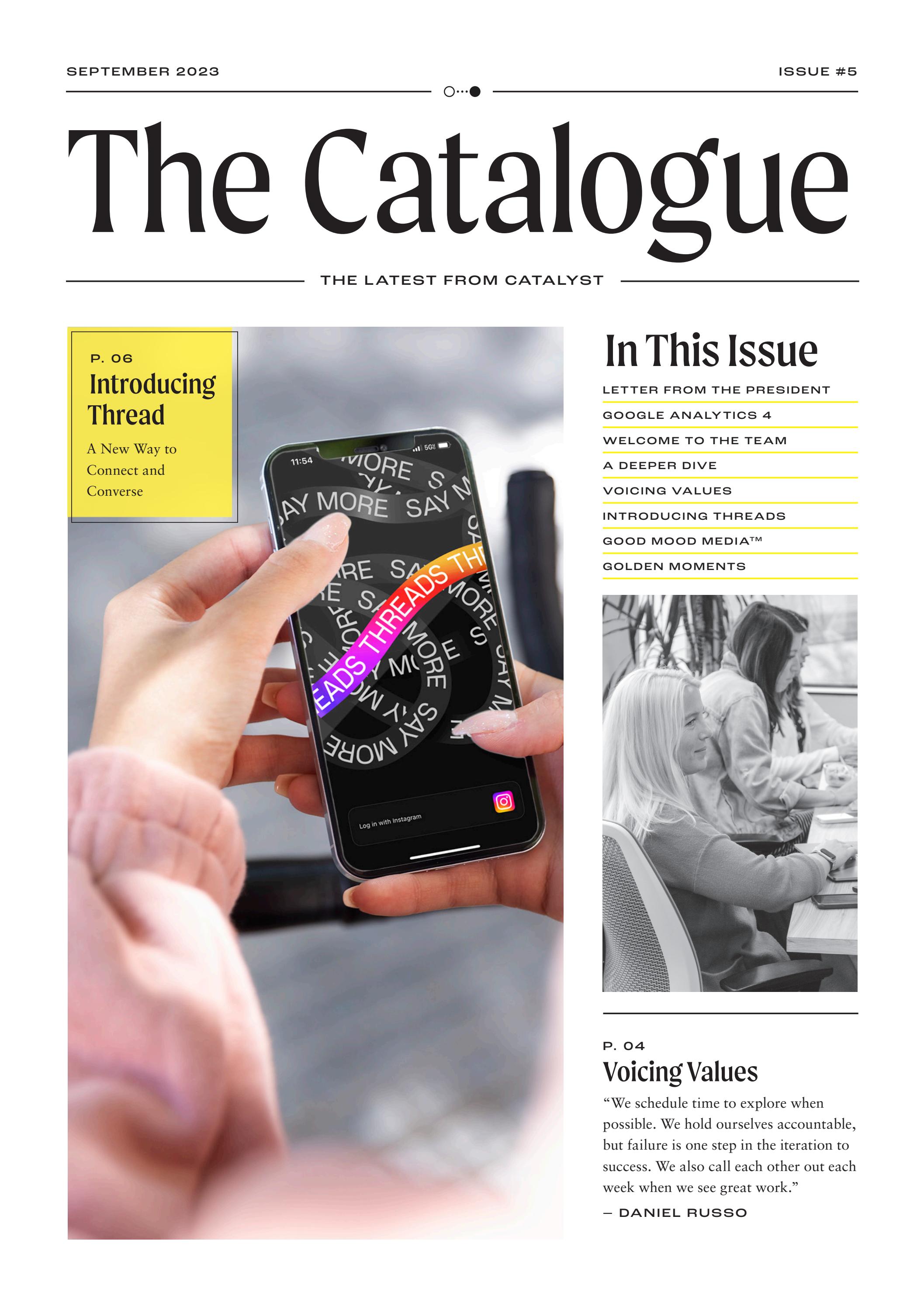 The Catalogue | Issue #5 by Catalyst - Issuu