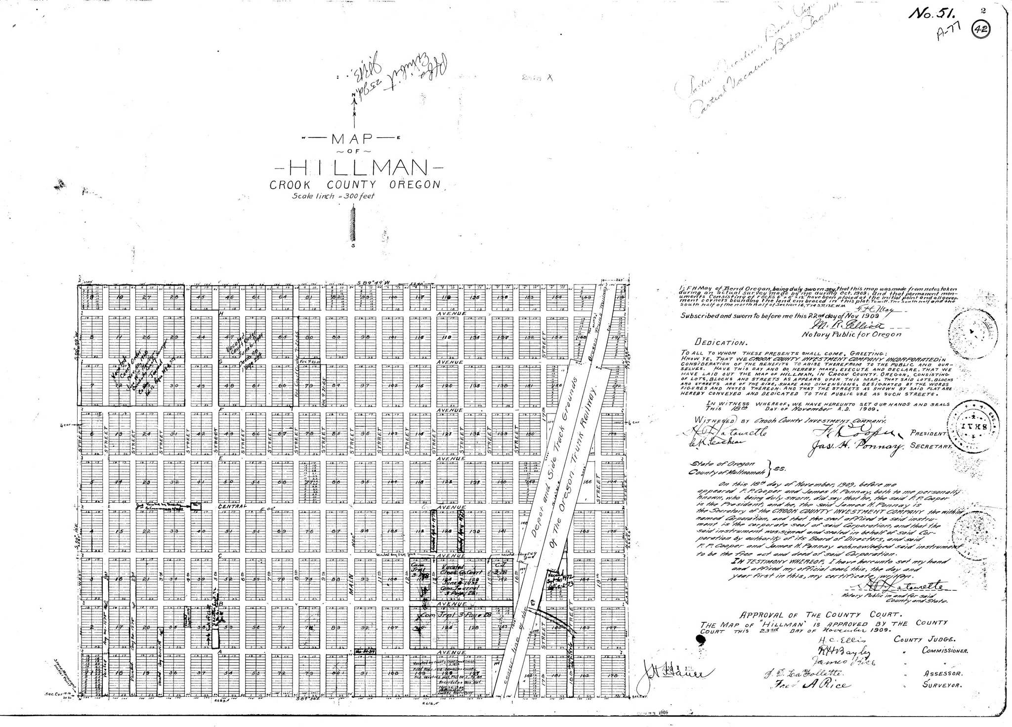 Hillman Recorded Plat by info-deschutestitle - Issuu