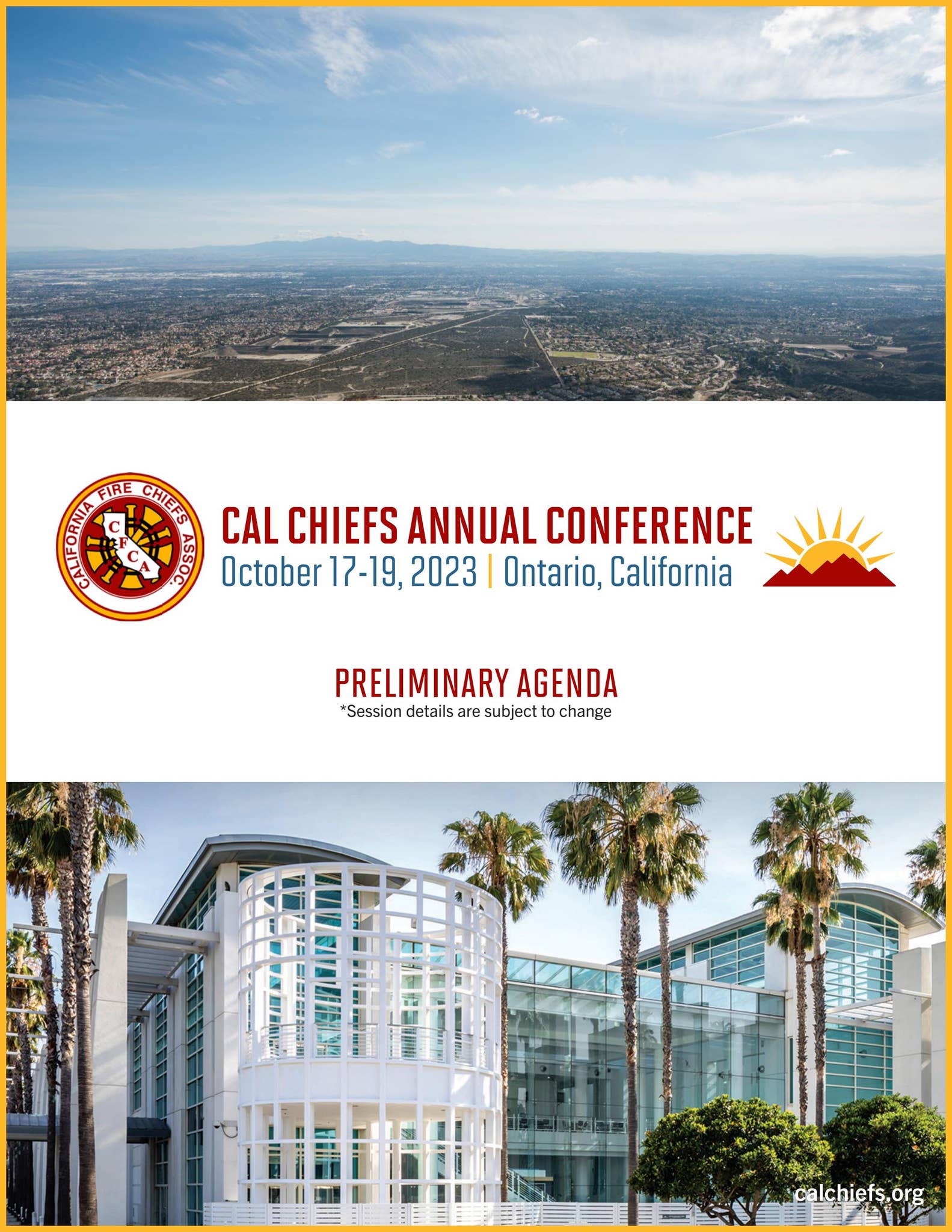 Cal Chiefs 2023 Annual Conference - Preliminary Agenda by SMA Launch ...
