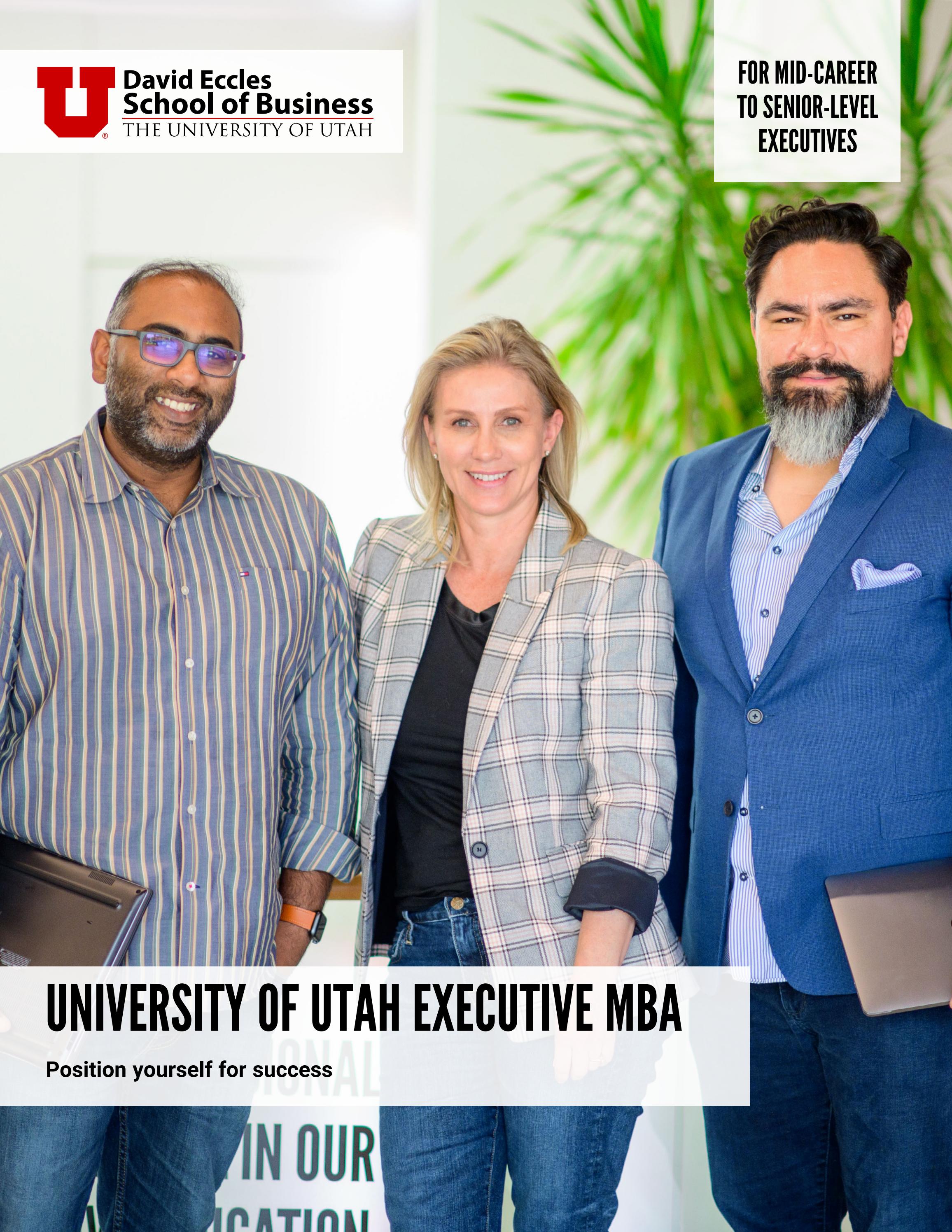 University of Utah Executive MBA by University of Utah's MBA Programs ...