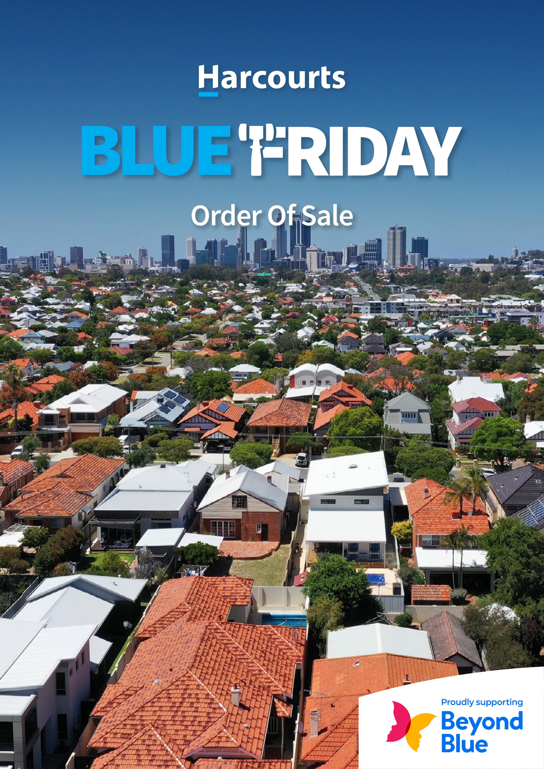 Blue Friday | Western Australia Order Of Sale Brochure by Harcourts International - Issuu