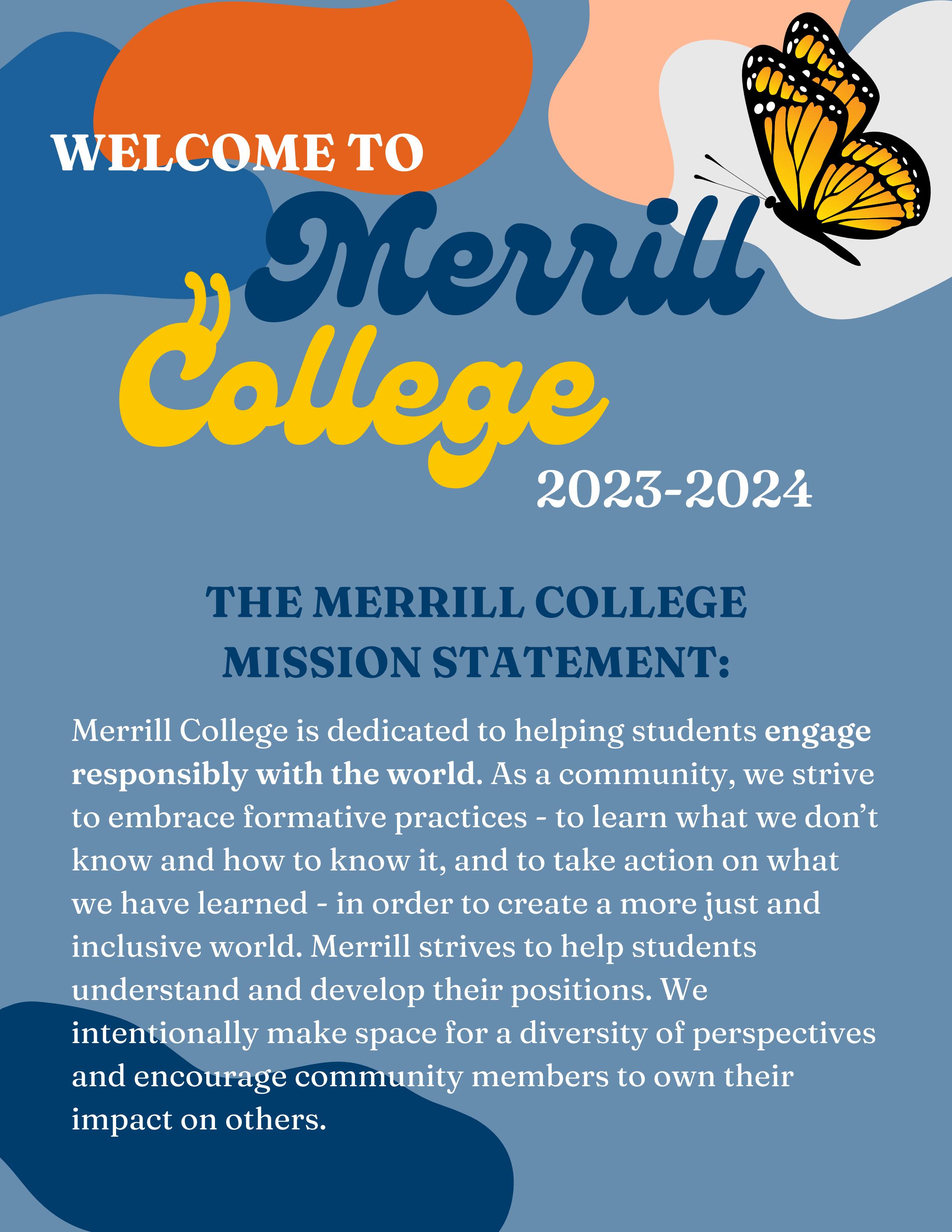 Merrill College Welcome Week Guide by Vero Vasquez - Issuu