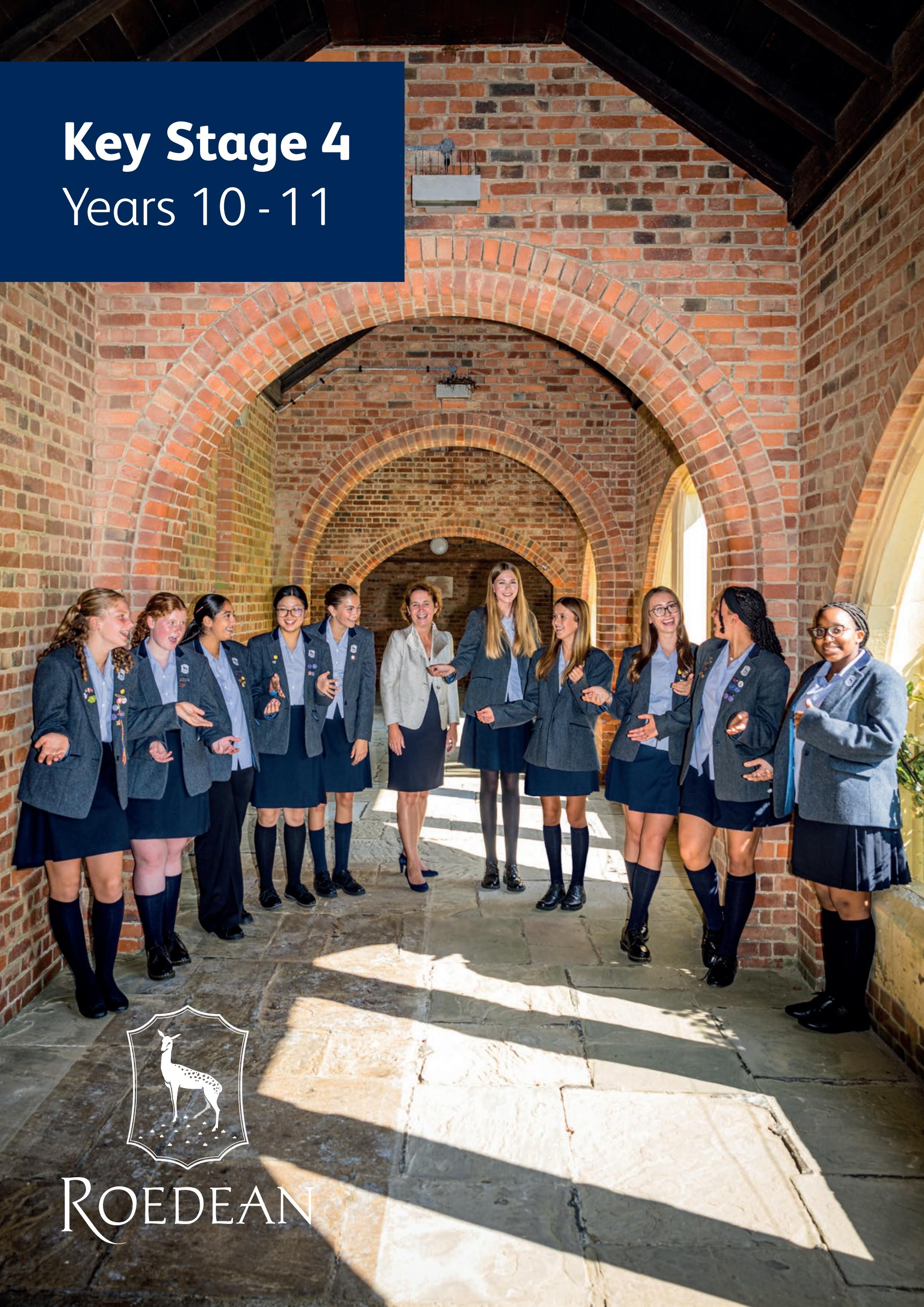 Roedean - Key Stage 4 Overview by Roedean School - Issuu