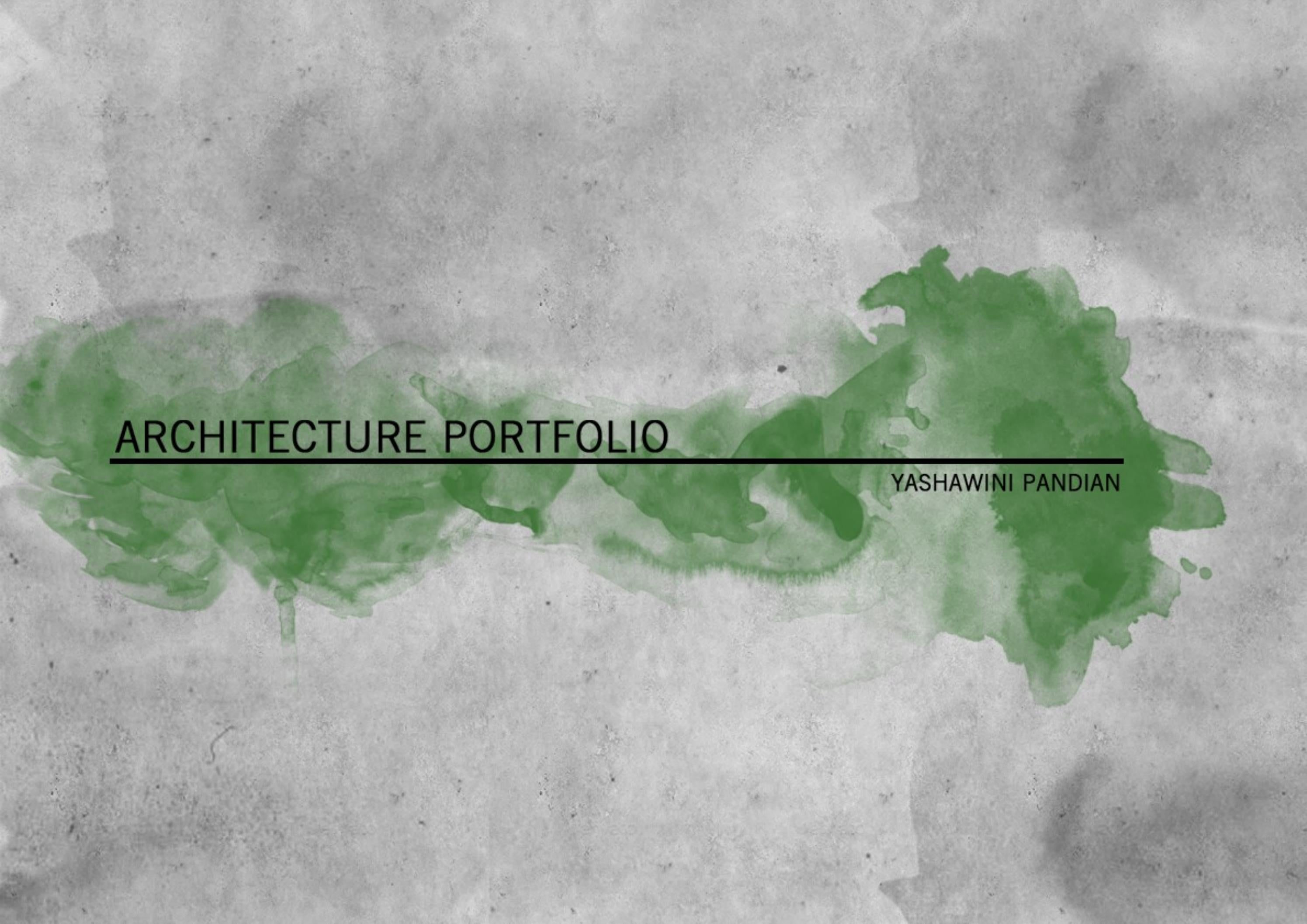 Architectural Portfolio by Yash Pandian - Issuu