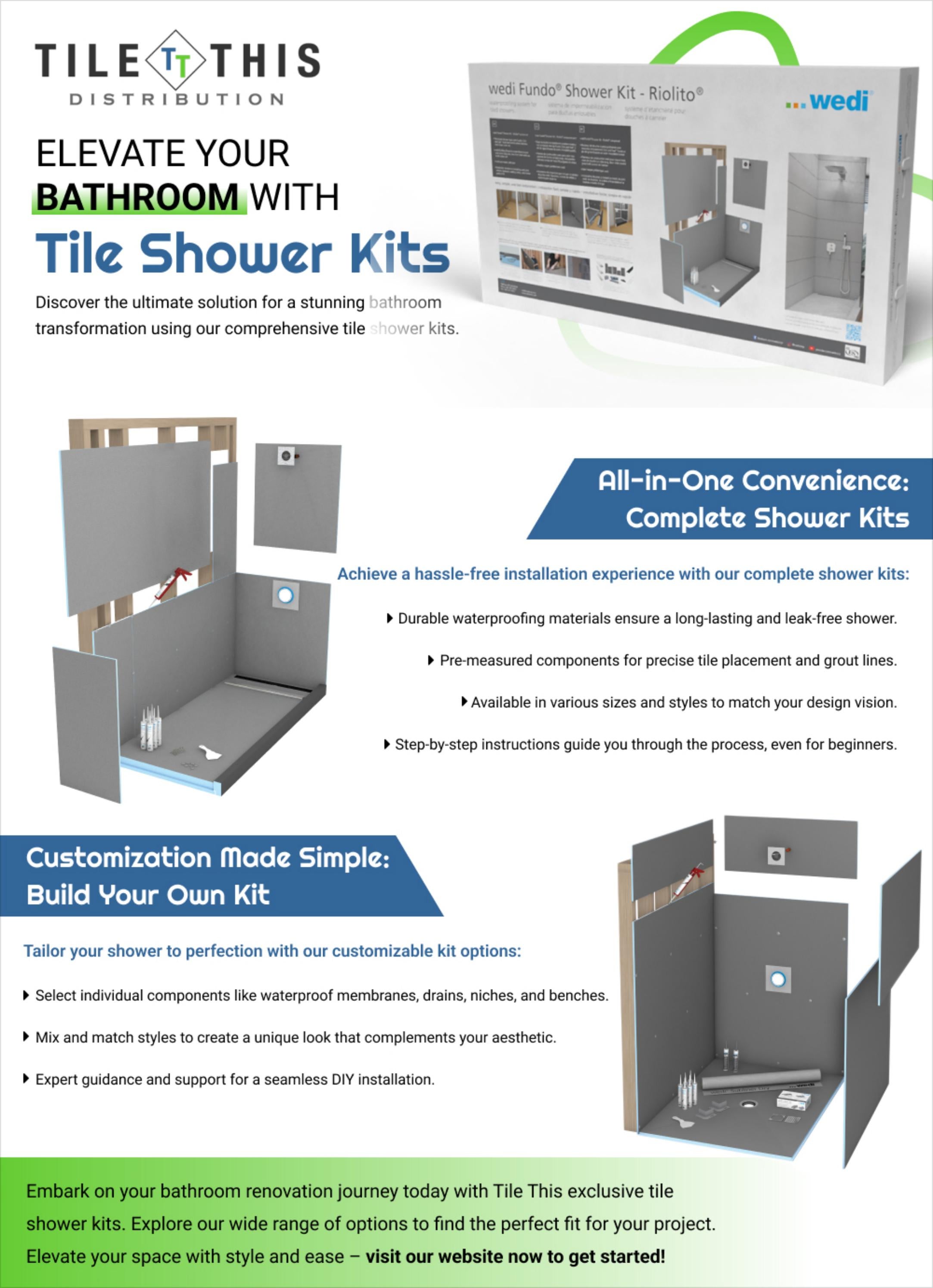 Elevate Your Bathroom with Tile Shower Kits by Tilethis - Issuu