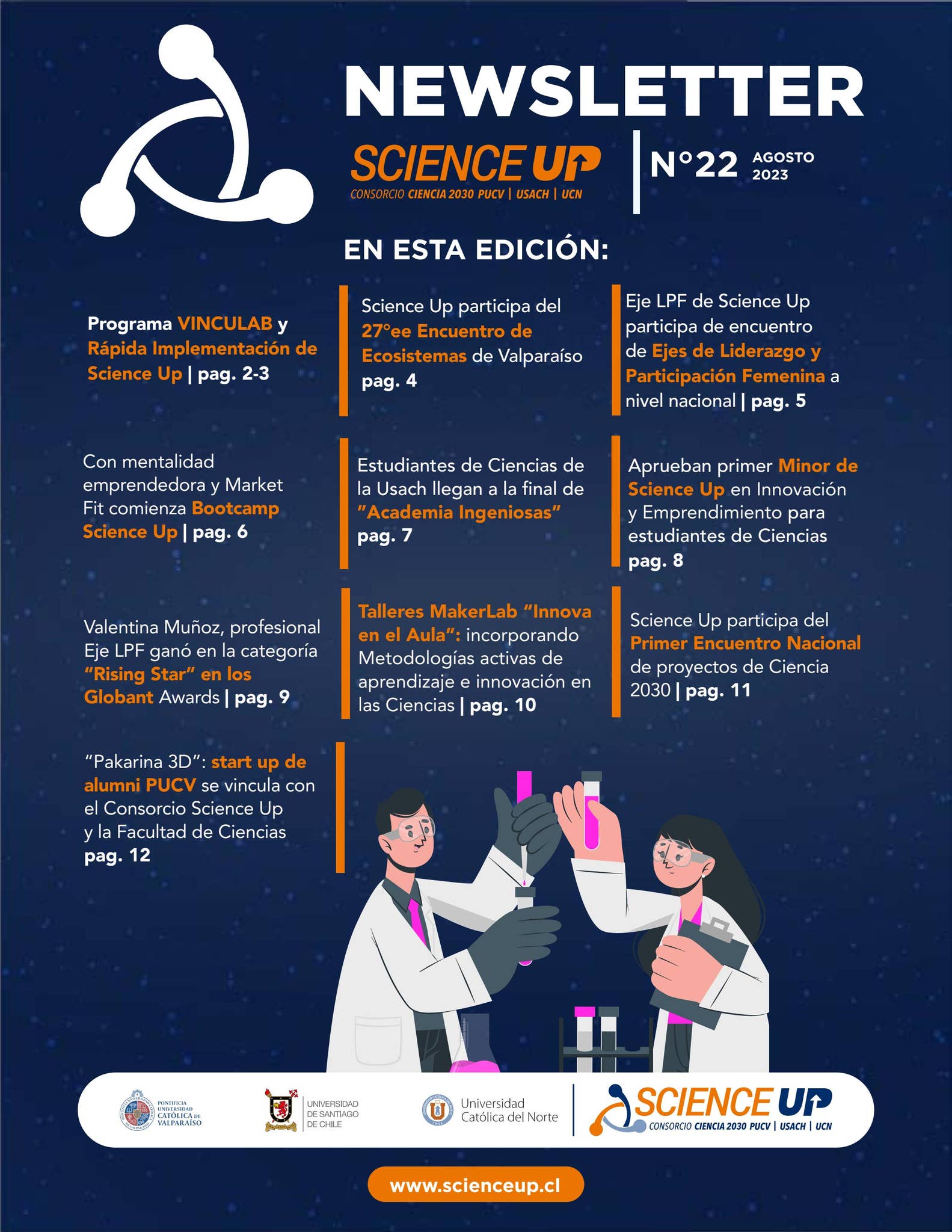Newsletter N°22 - Science Up by Consorcio Science Up - Issuu