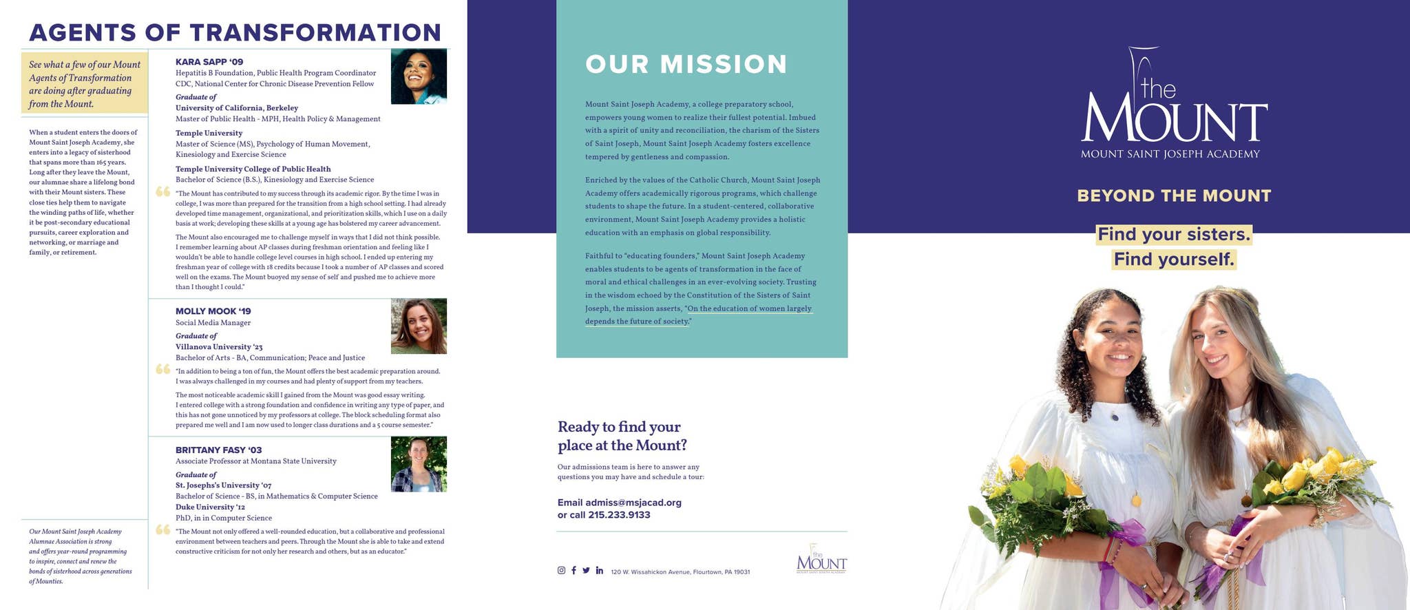 MSJA: Beyond the Mount 2023-2024 by Mount Saint Joseph Academy - Issuu