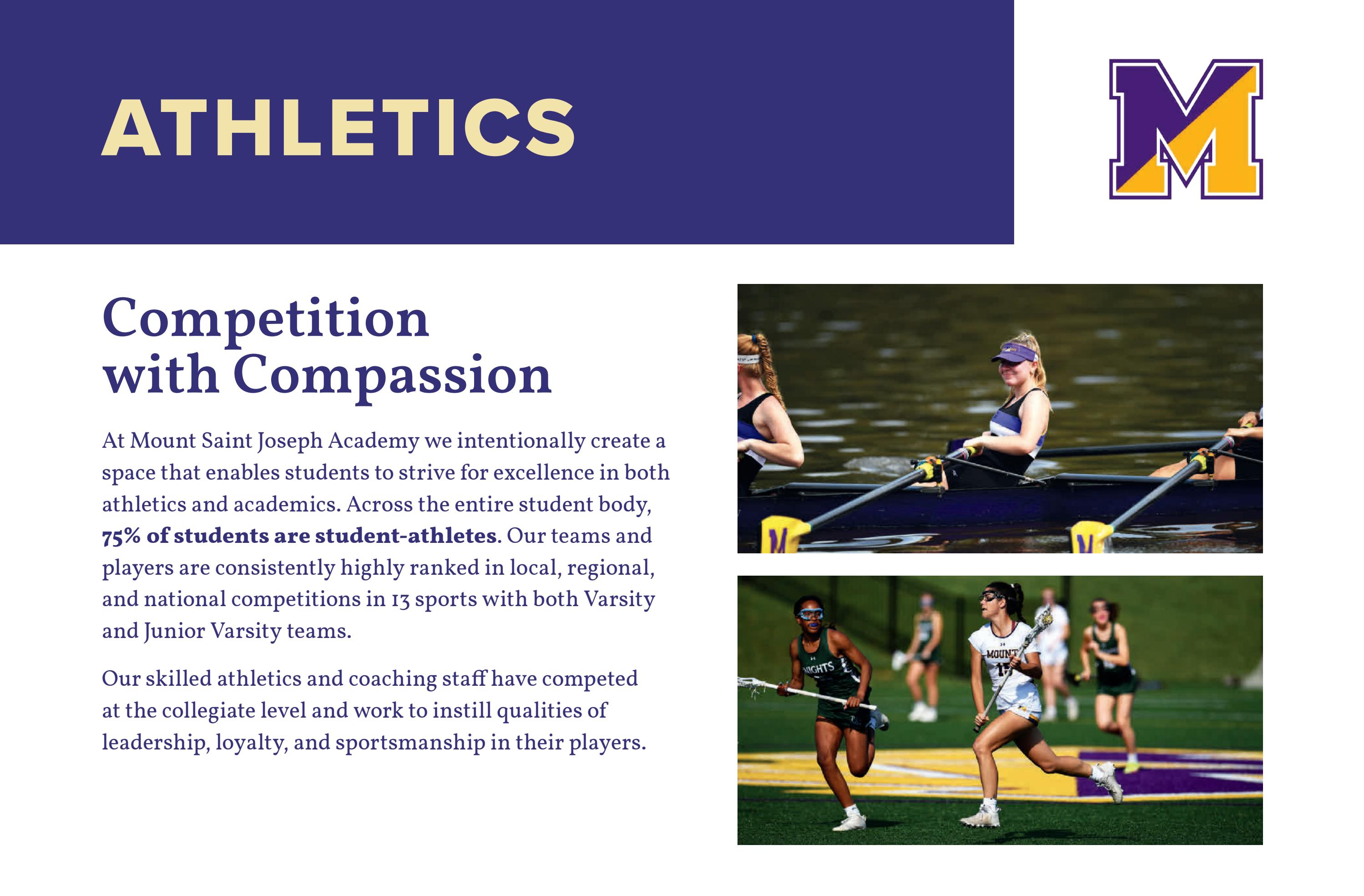 MSJA: Athletics 2023-2024 by Mount Saint Joseph Academy - Issuu