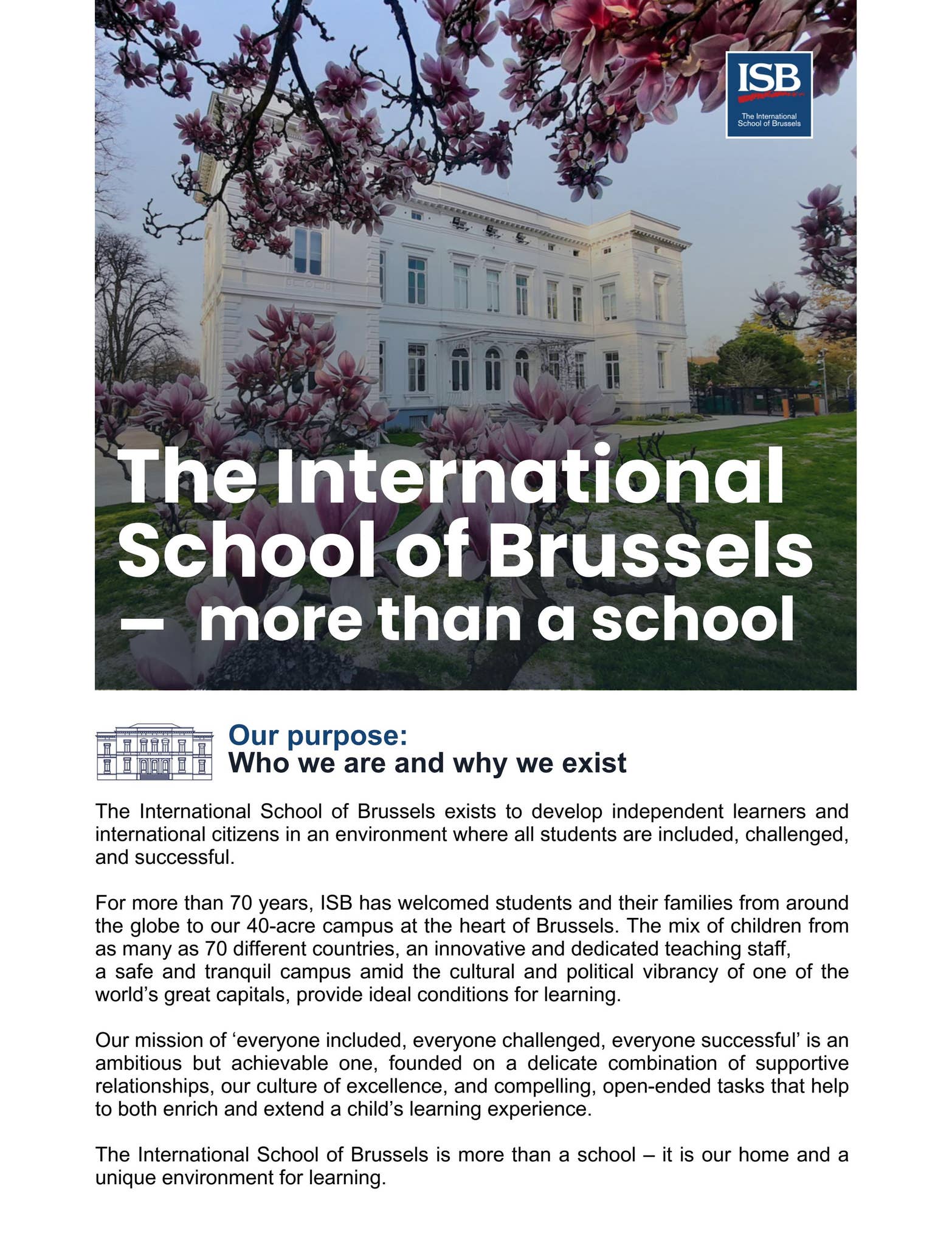 ISB Case Outline by International School of Brussels - Issuu