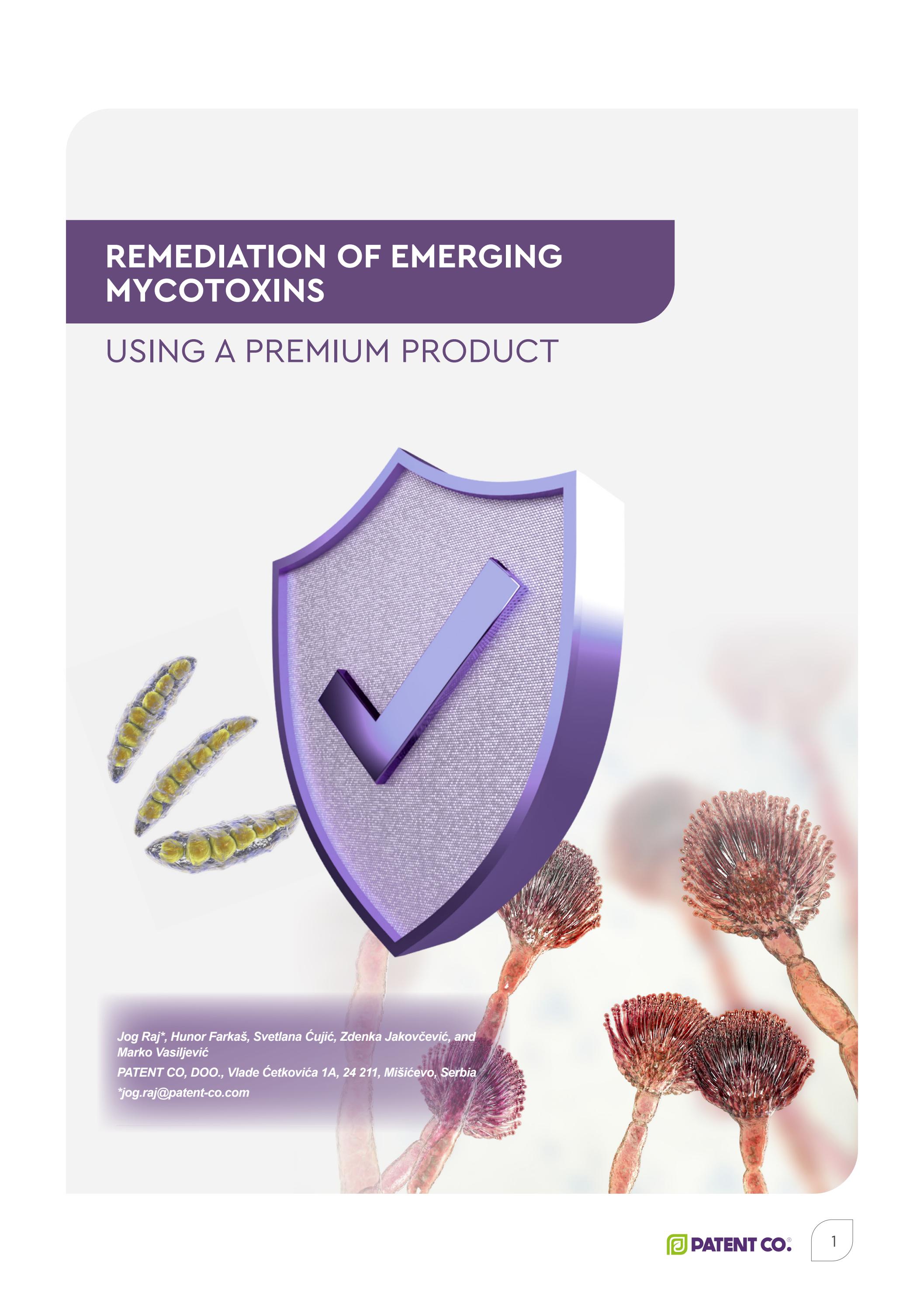 Remediation of emerging mycotoxins using a Premium product by agriNews ...
