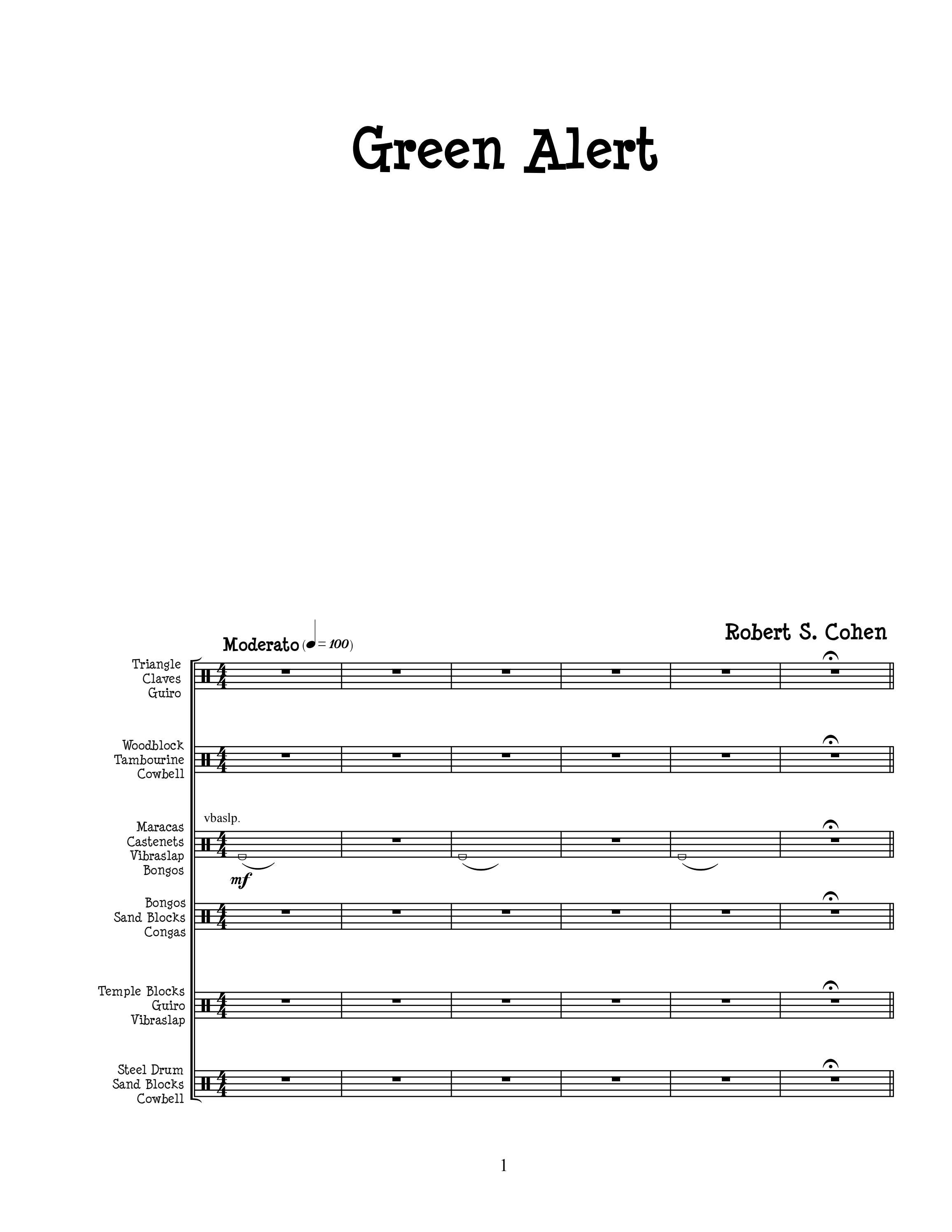 Green Alert (2006) by bobcohenmusic - Issuu