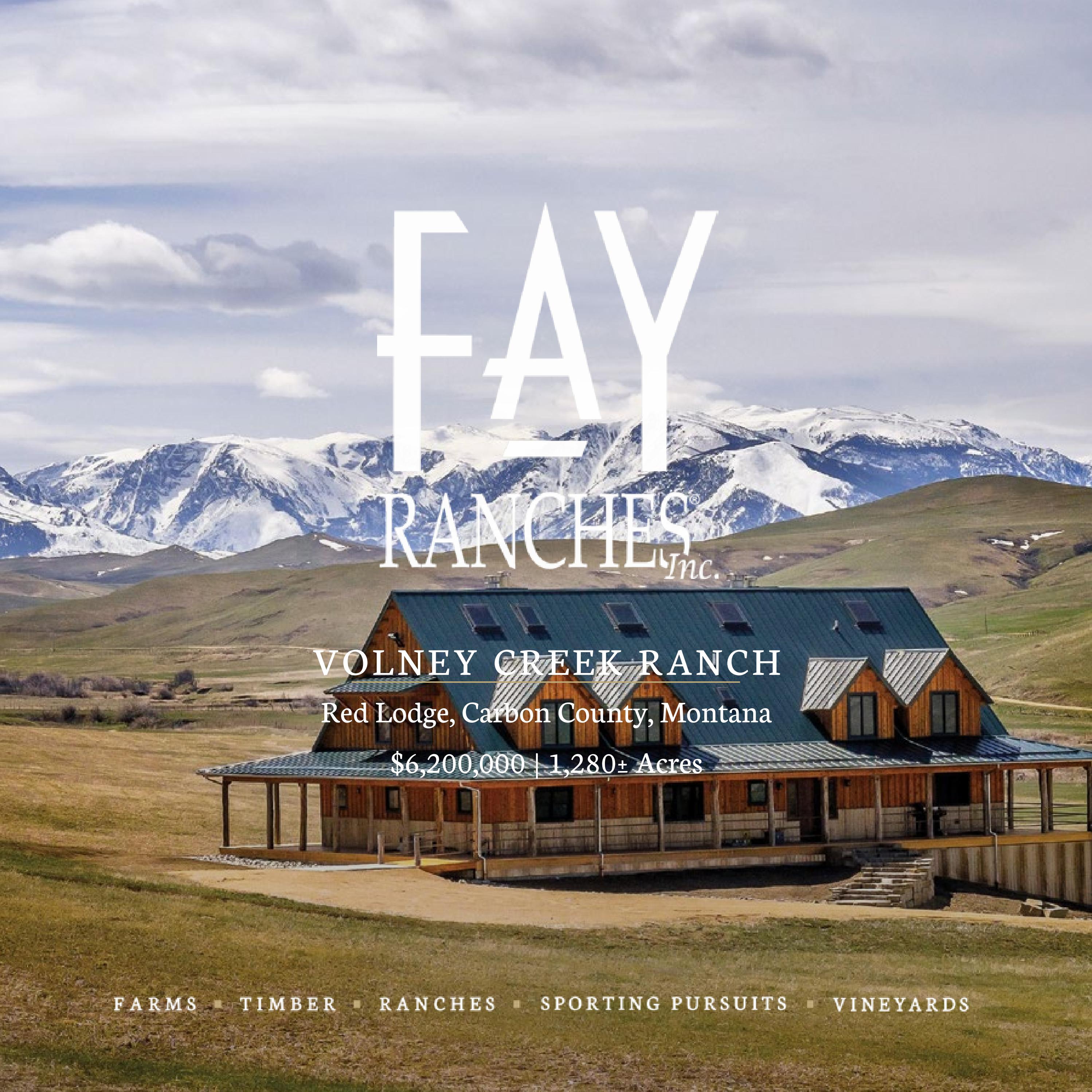 SOLD: Volney Creek Ranch | Fay Ranches by Fay Ranches - Issuu