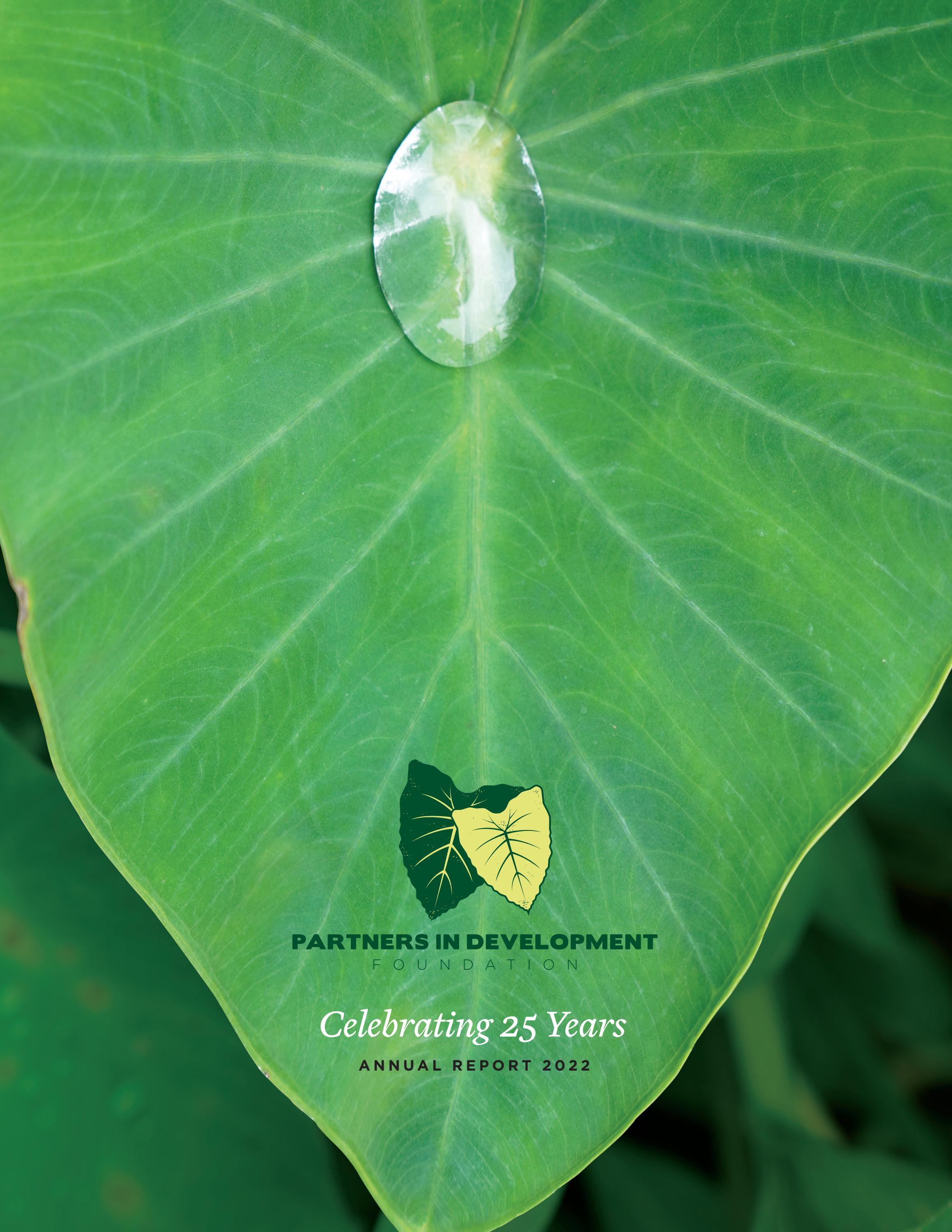 2022 Partners in Development Foundation Annual Report by Partners In ...