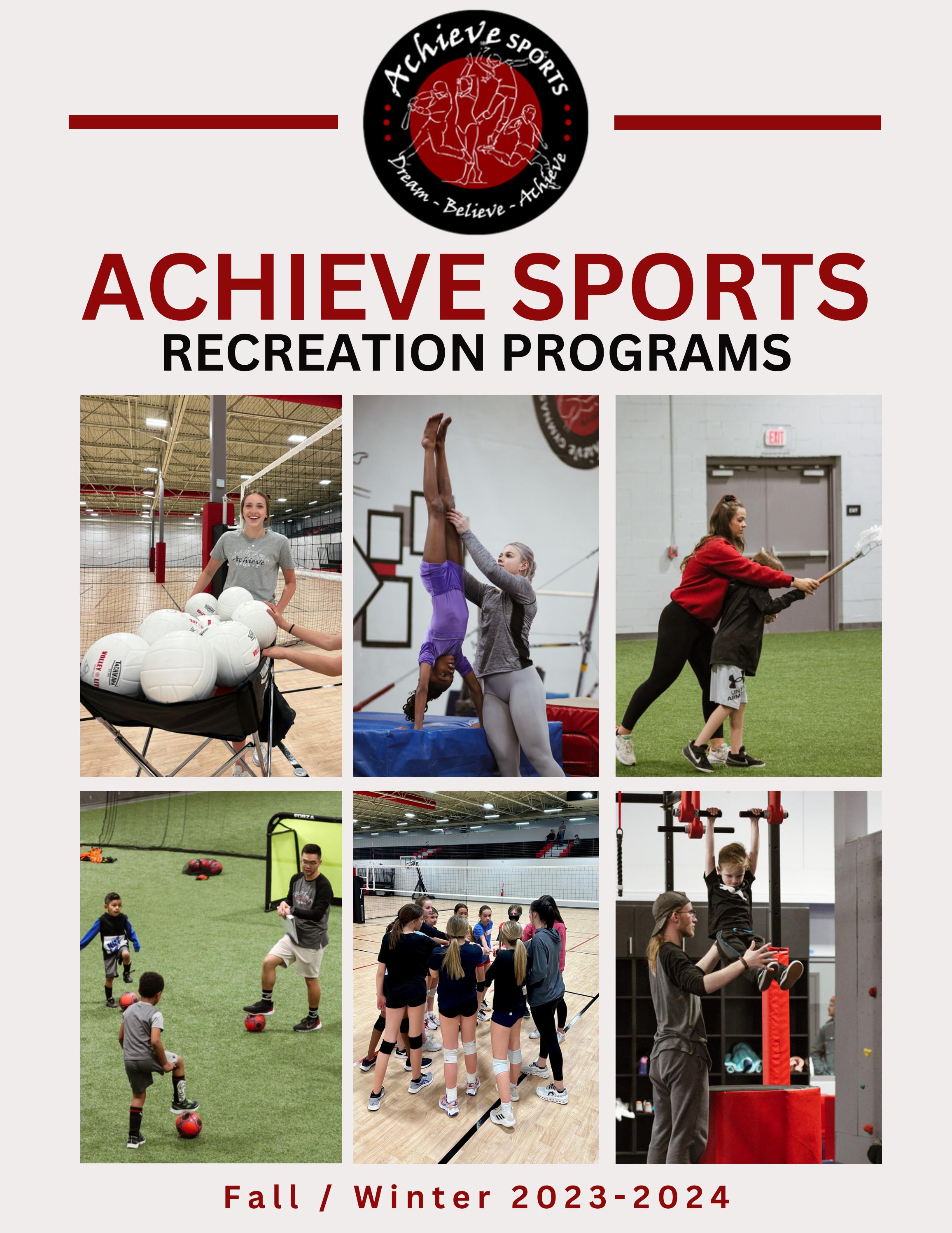 Achieve Sports Recreation Programs Catalogs by achievesports - Issuu