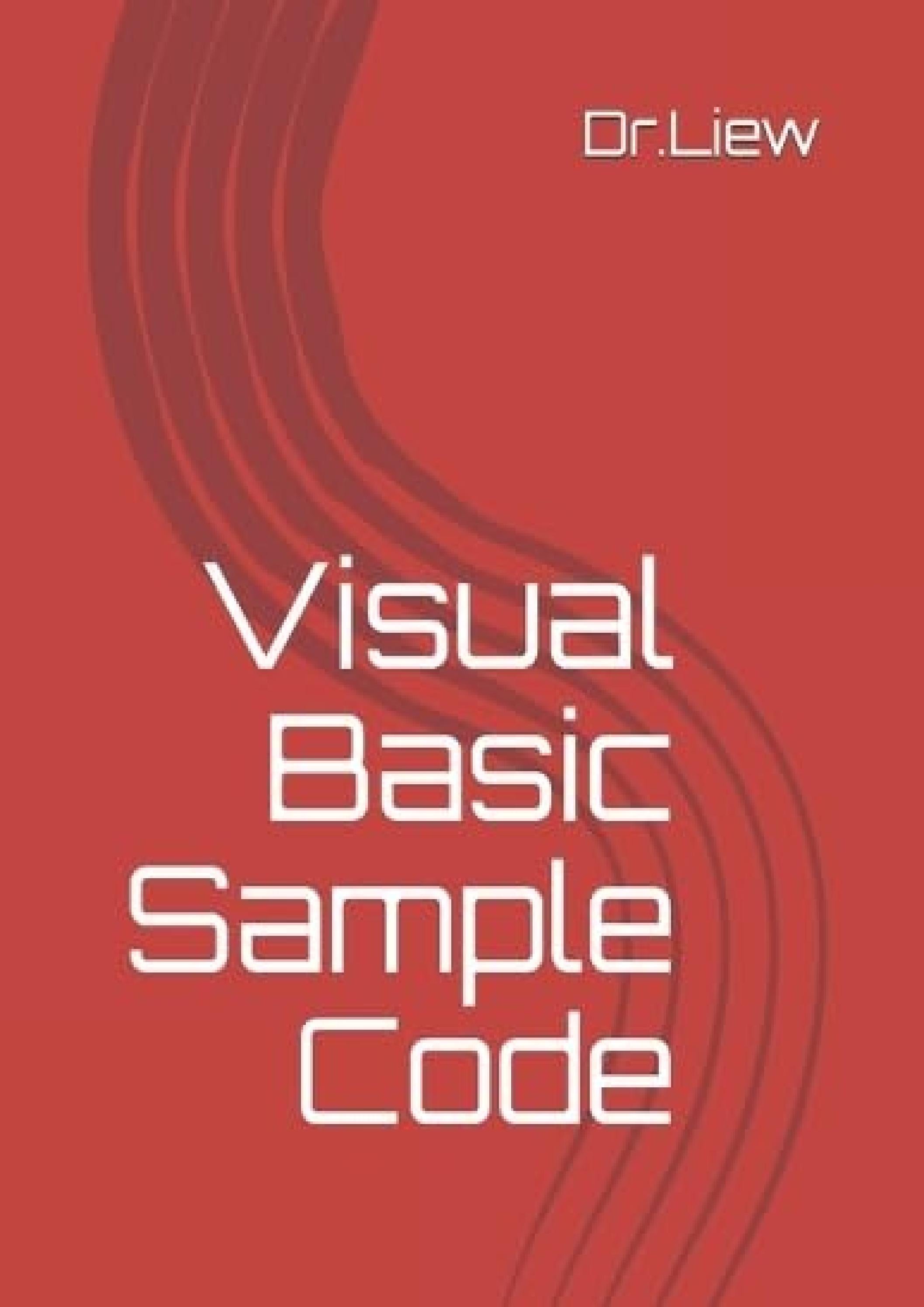 Epub Ebook Visual Basic Sample Code By By Ebooksnew Issuu 