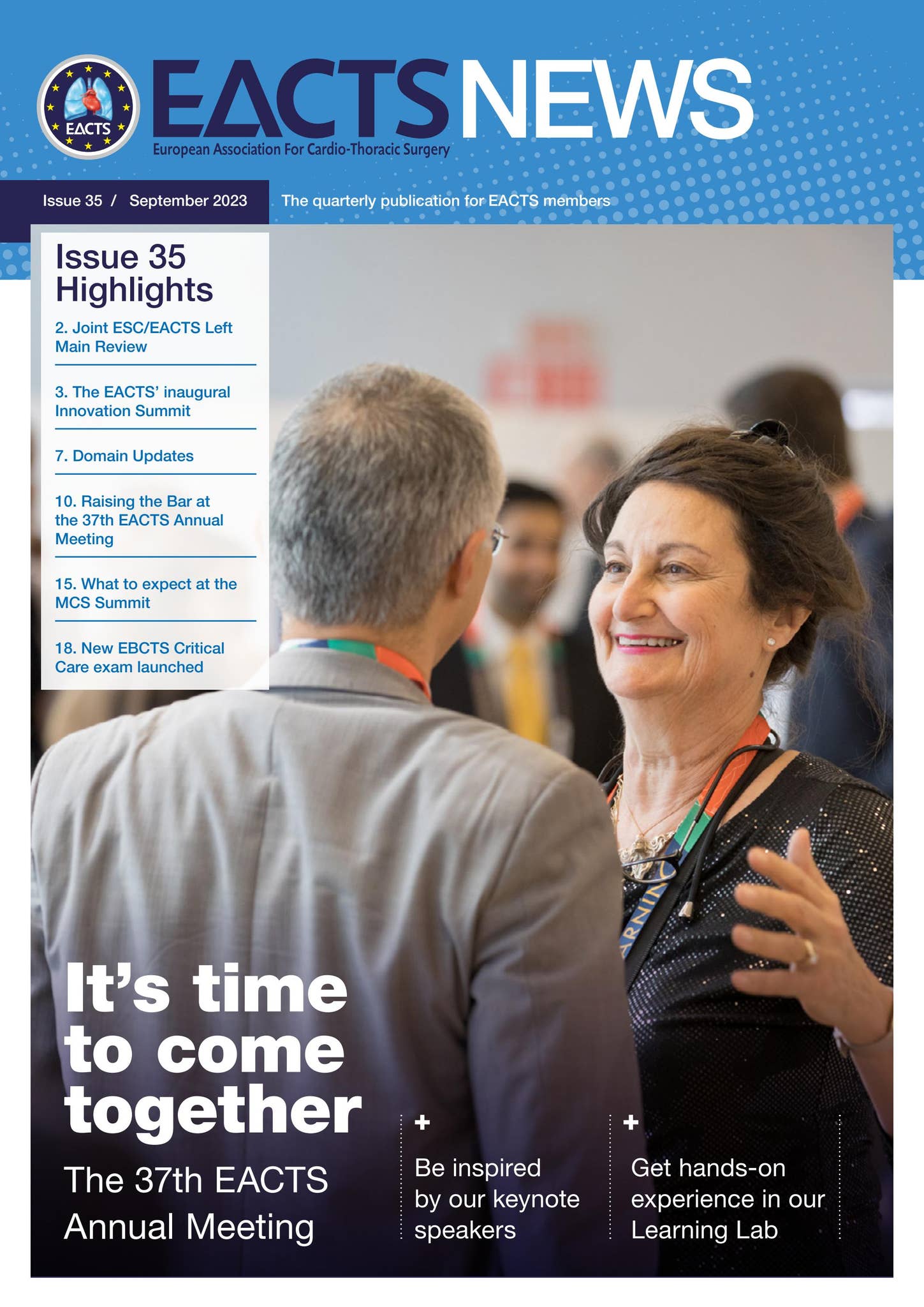 EACTS News - September 2023 by Barley02 - Issuu