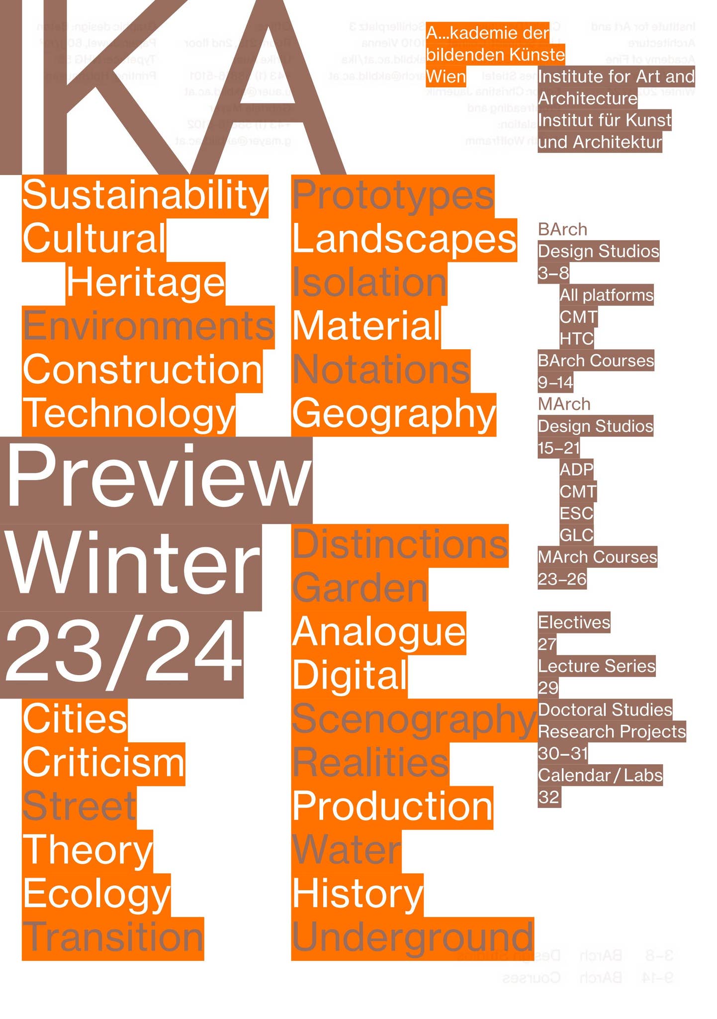 IKA Preview Winter 2023 by IKA Institute for Art and Architecture - Issuu