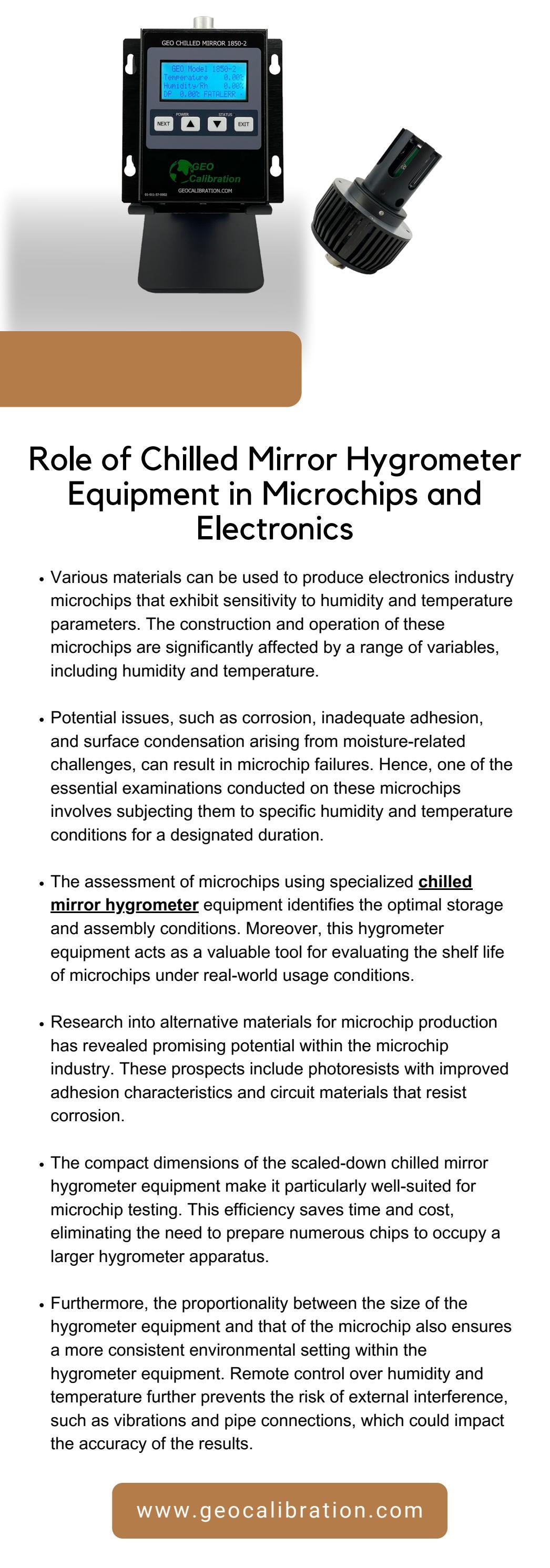 Role Of Chilled Mirror Hygrometer Equipment In Microchips And