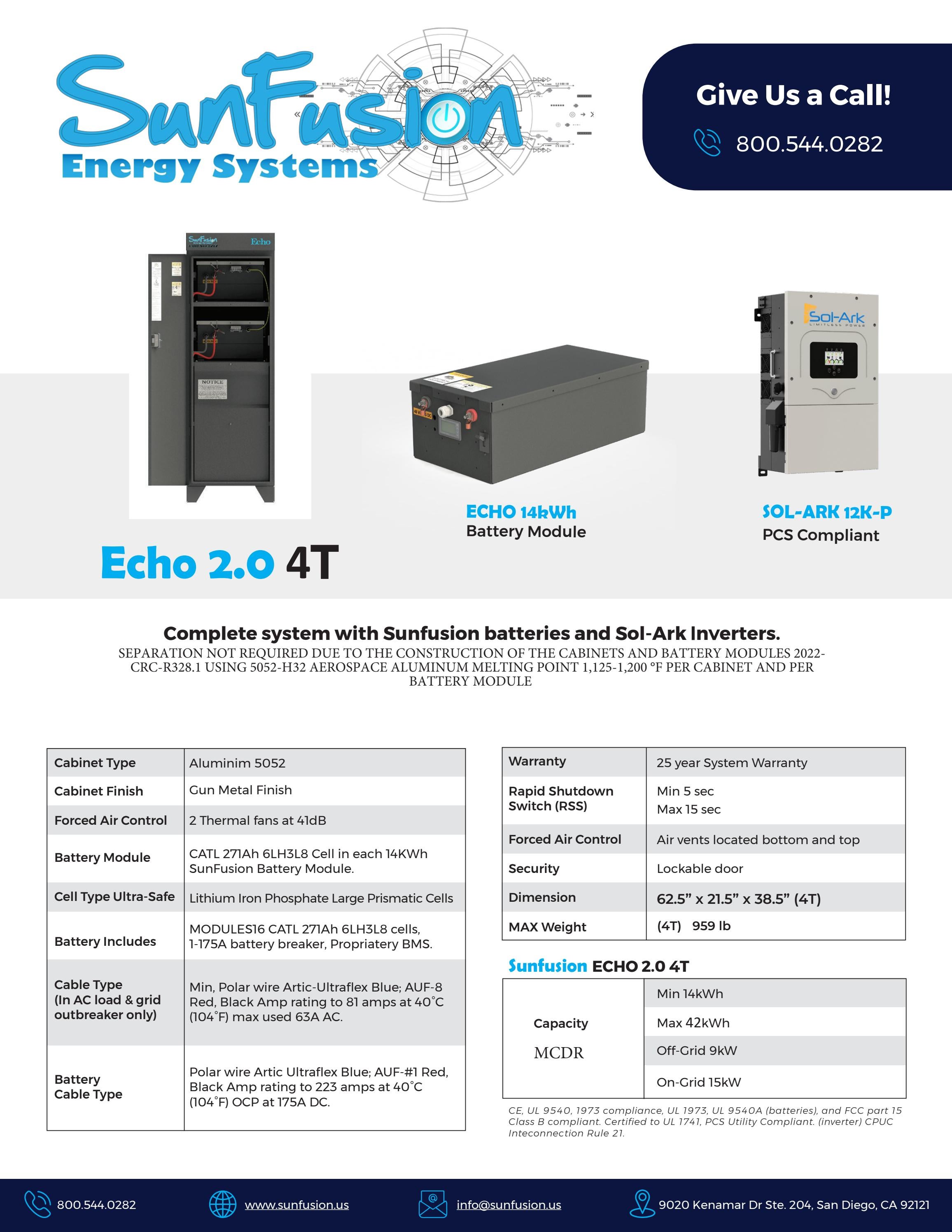ECHO 2.0 4T Specification Sheet by Walter Ellard - Issuu