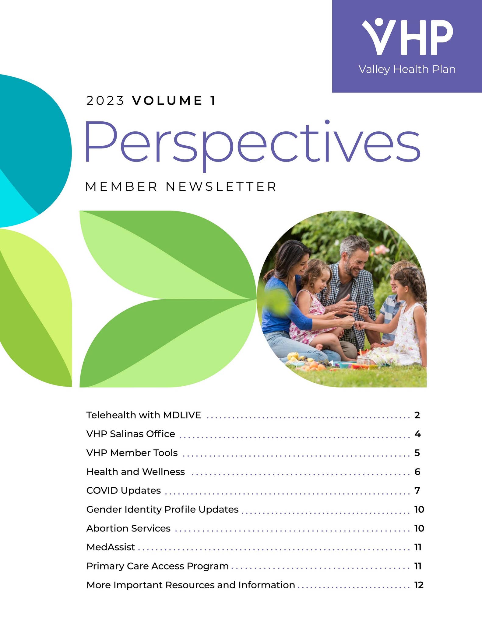 VHP Perspectives 2023 Volume One by Valley Health Plan - Issuu