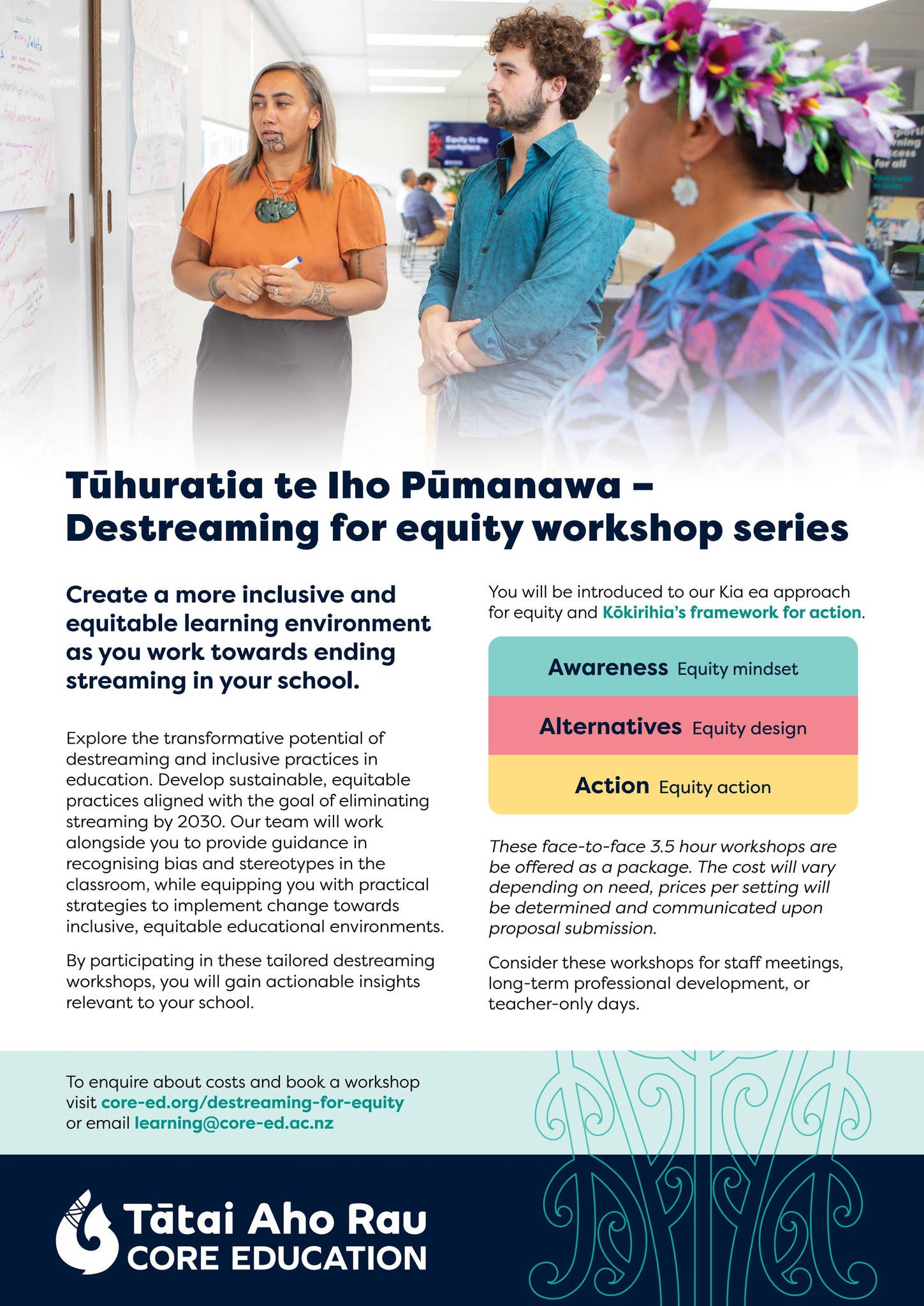 Destreaming for Equity Flyer by Tātai Aho Rau Core Education - Issuu