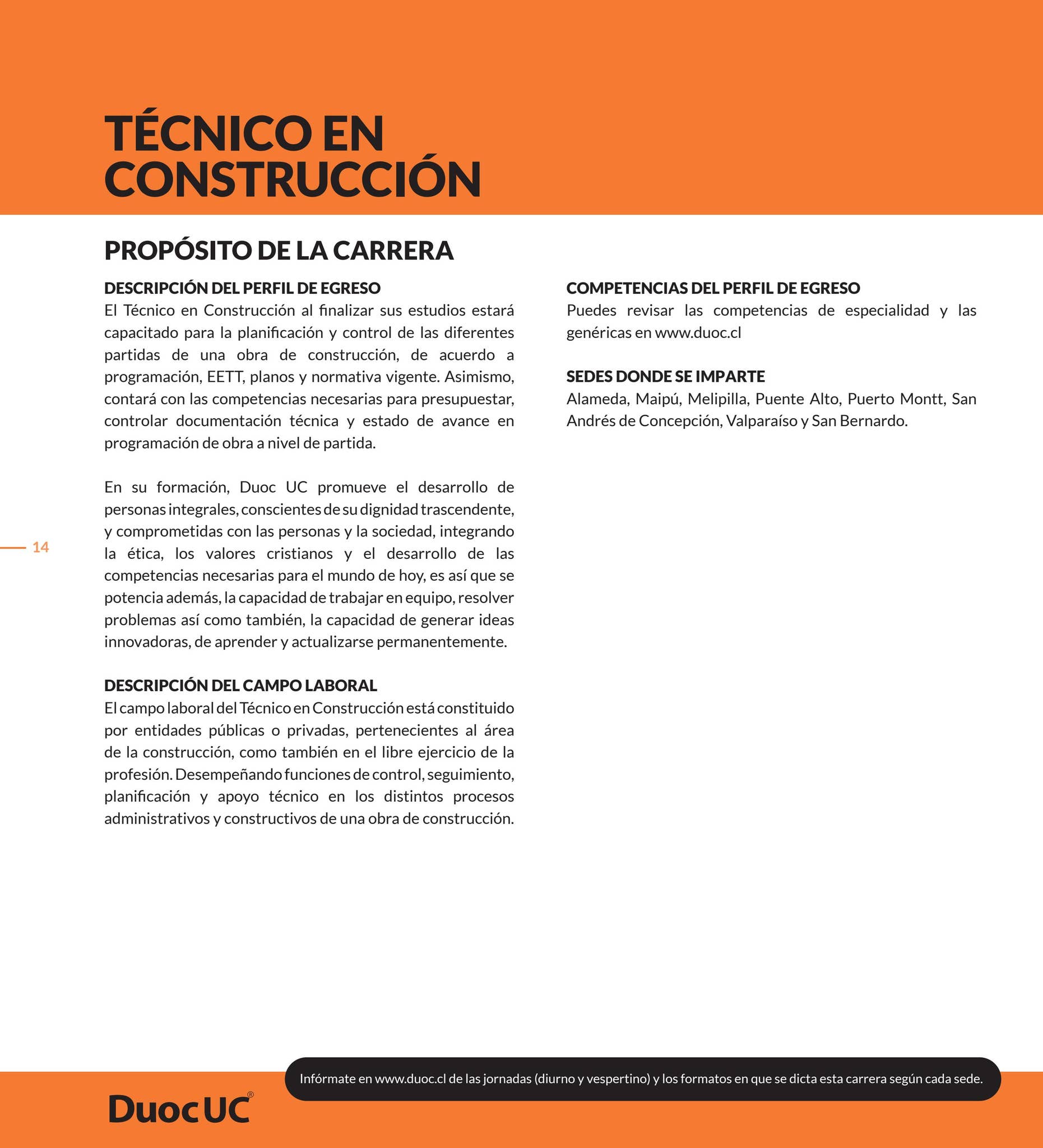 Técnico en Construcción - Malla 2024 by Duoc UC - Issuu