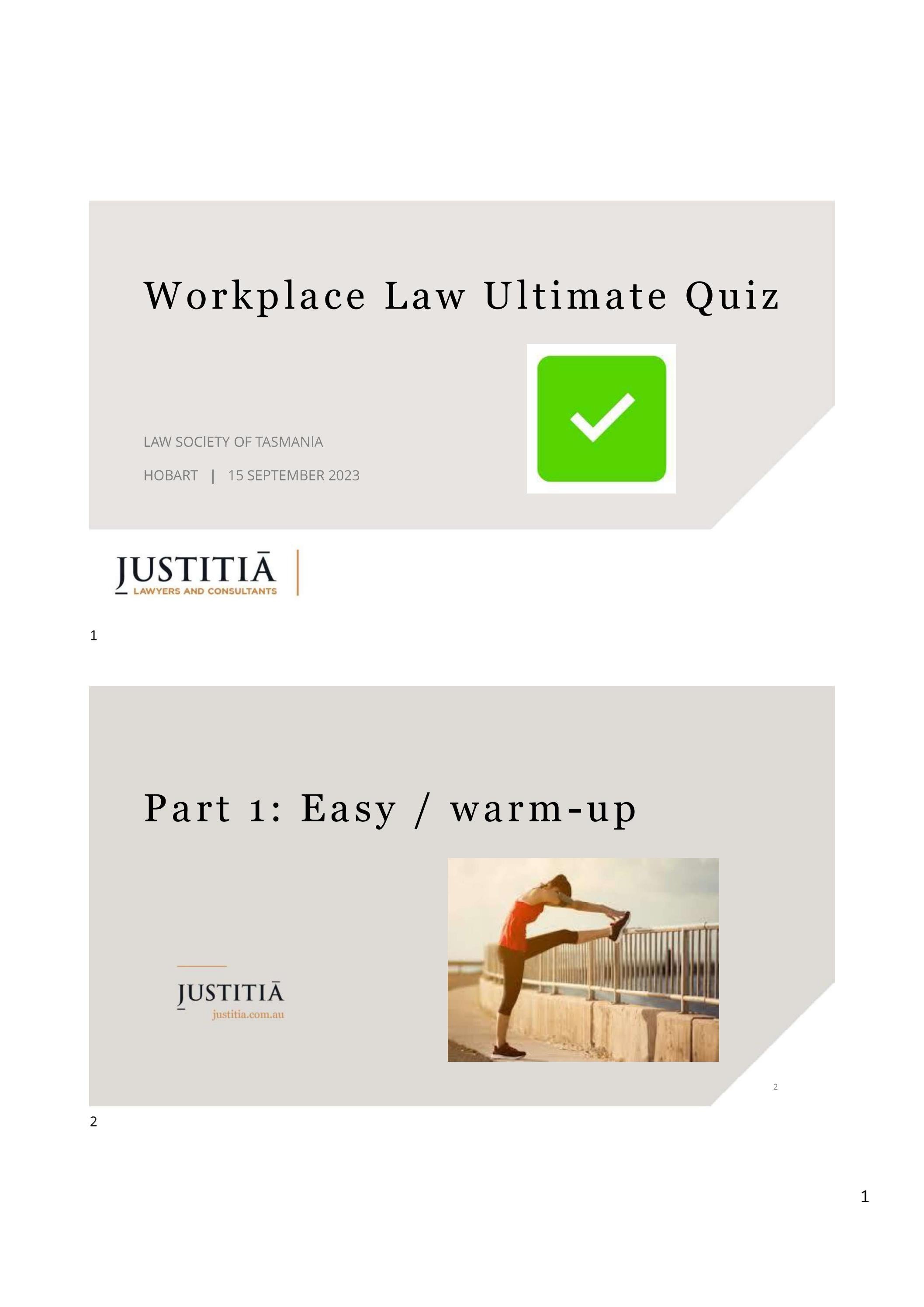 Workplace Law Quiz: Answers to Burning Employment Law Related Questions ...