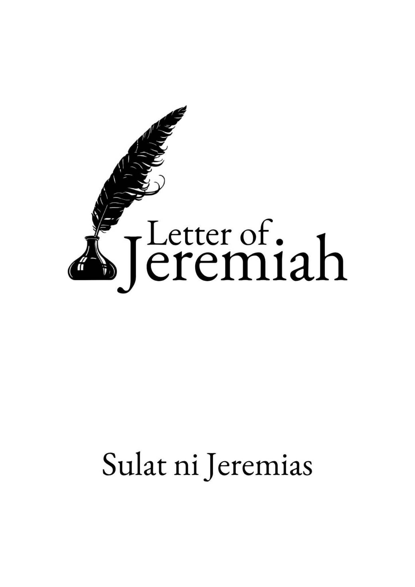 Cebuano - Letter of Jeremiah by Filipino Tracts and Literature Society ...