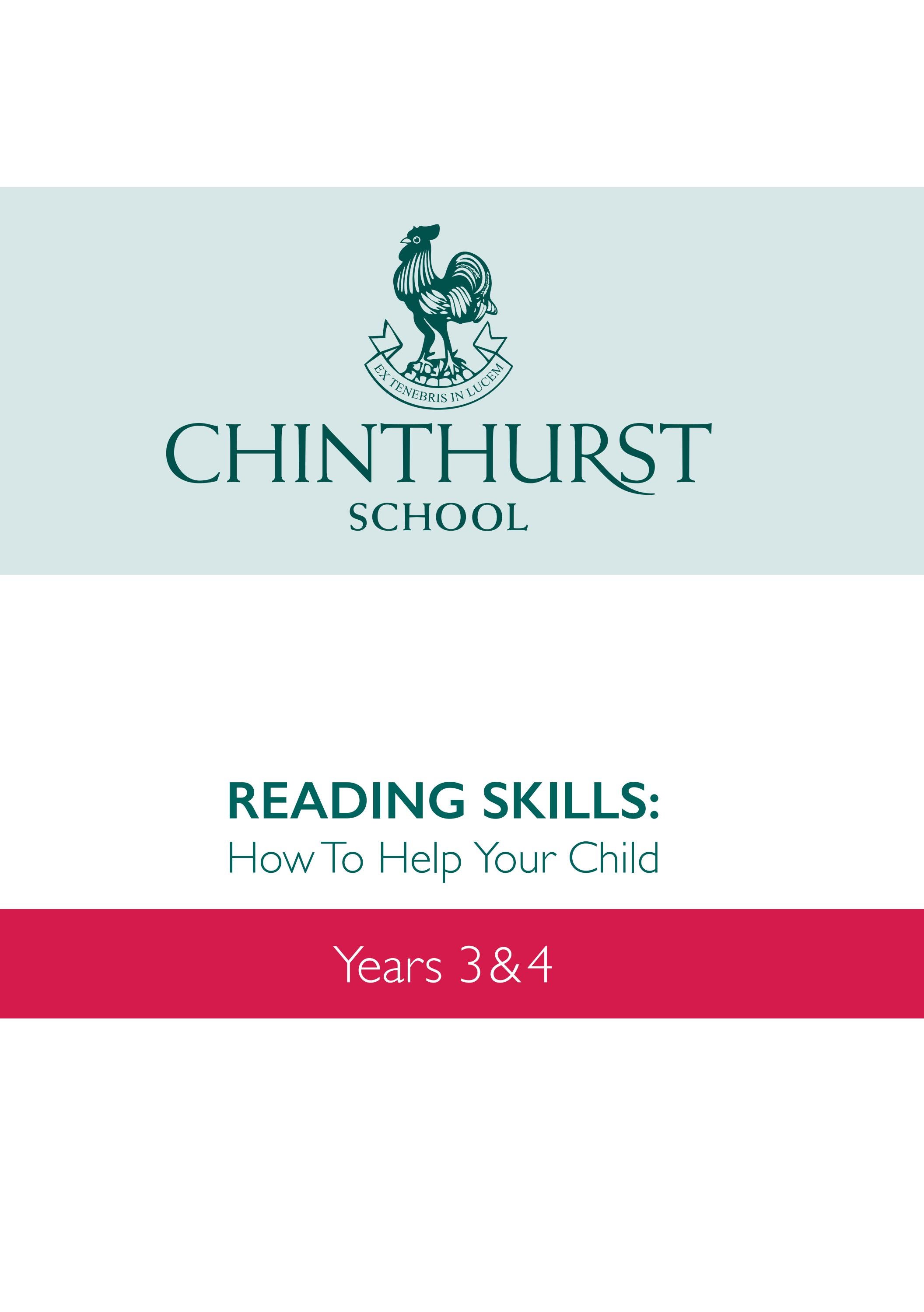 Reading Skills - Year 3&4 by Chinthurst School - Issuu