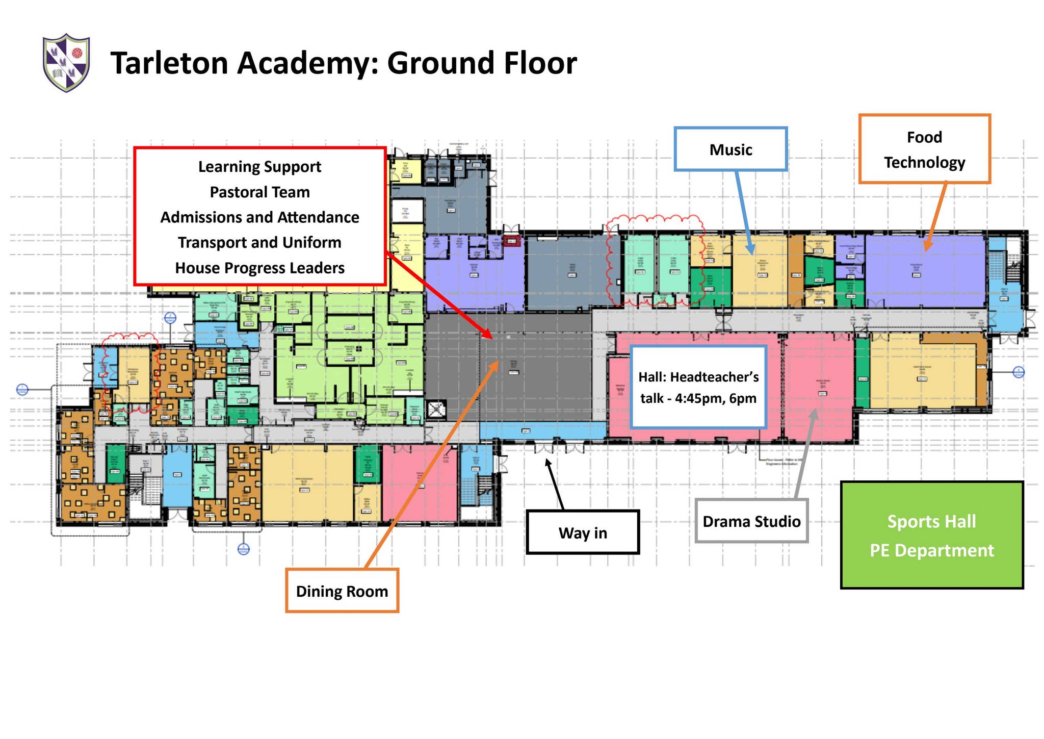 Tarleton Academy Open Evening Map by Schudio - Issuu