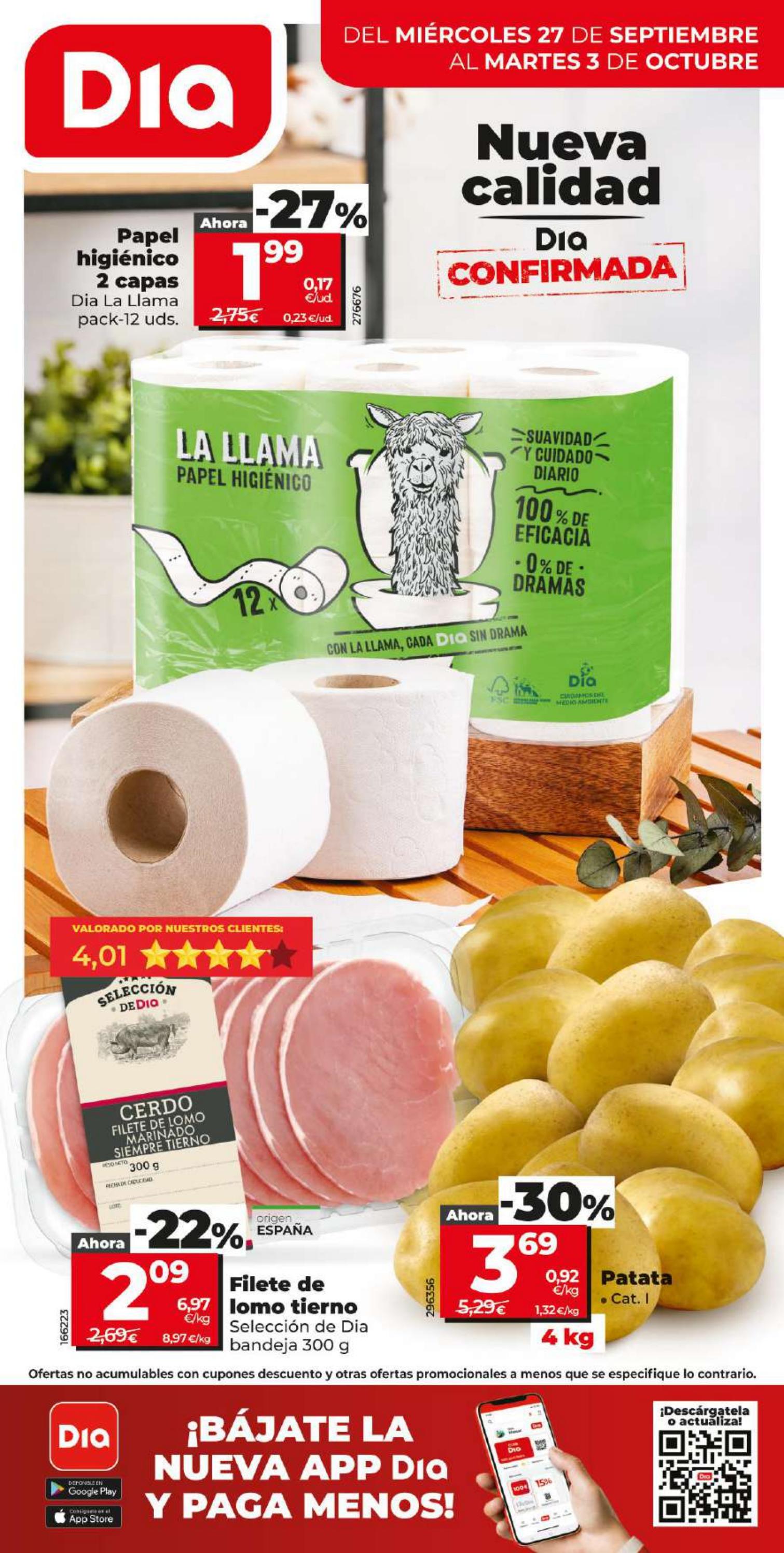 Folleto DIA Del 27 sep al 3 oct by Ofertas Supermercados - Issuu