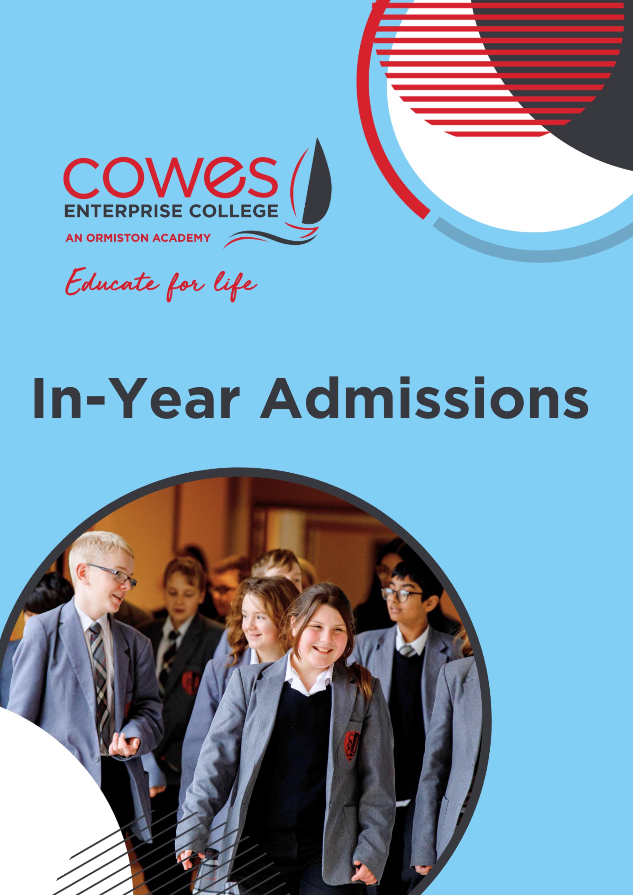 Cowes Enterprise College - In Year Admissions Welcome Booklet by Cowes ...