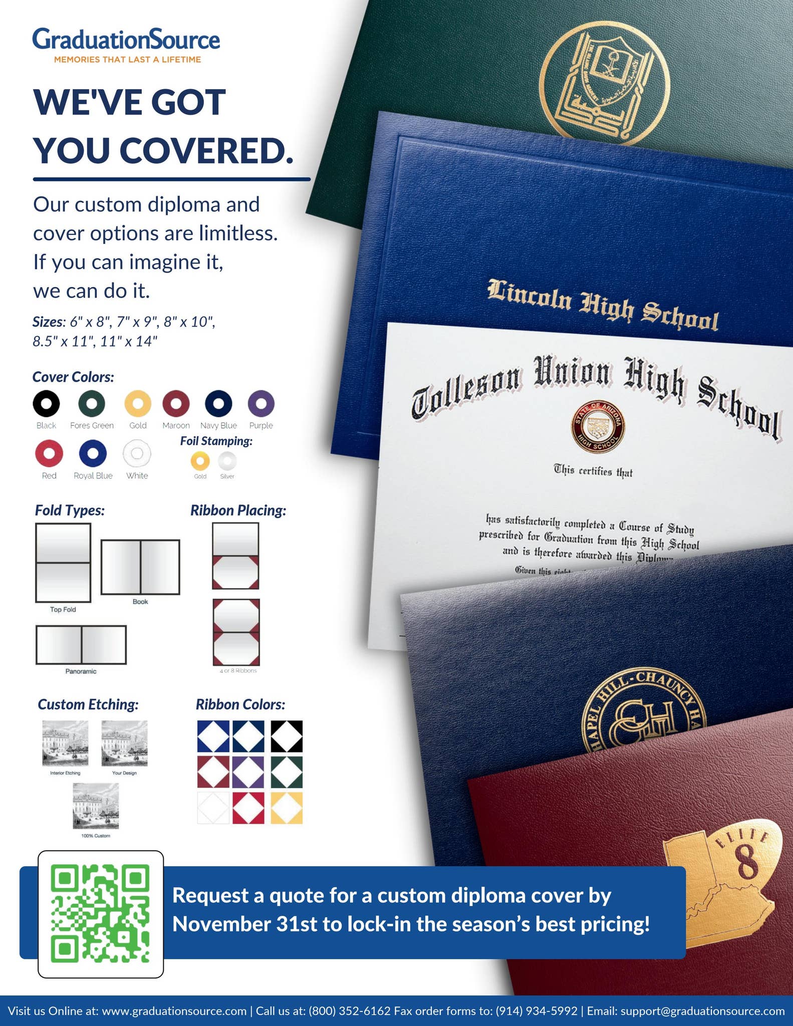 Custom Diploma Covers by GraduationSource for Texas Show by ...