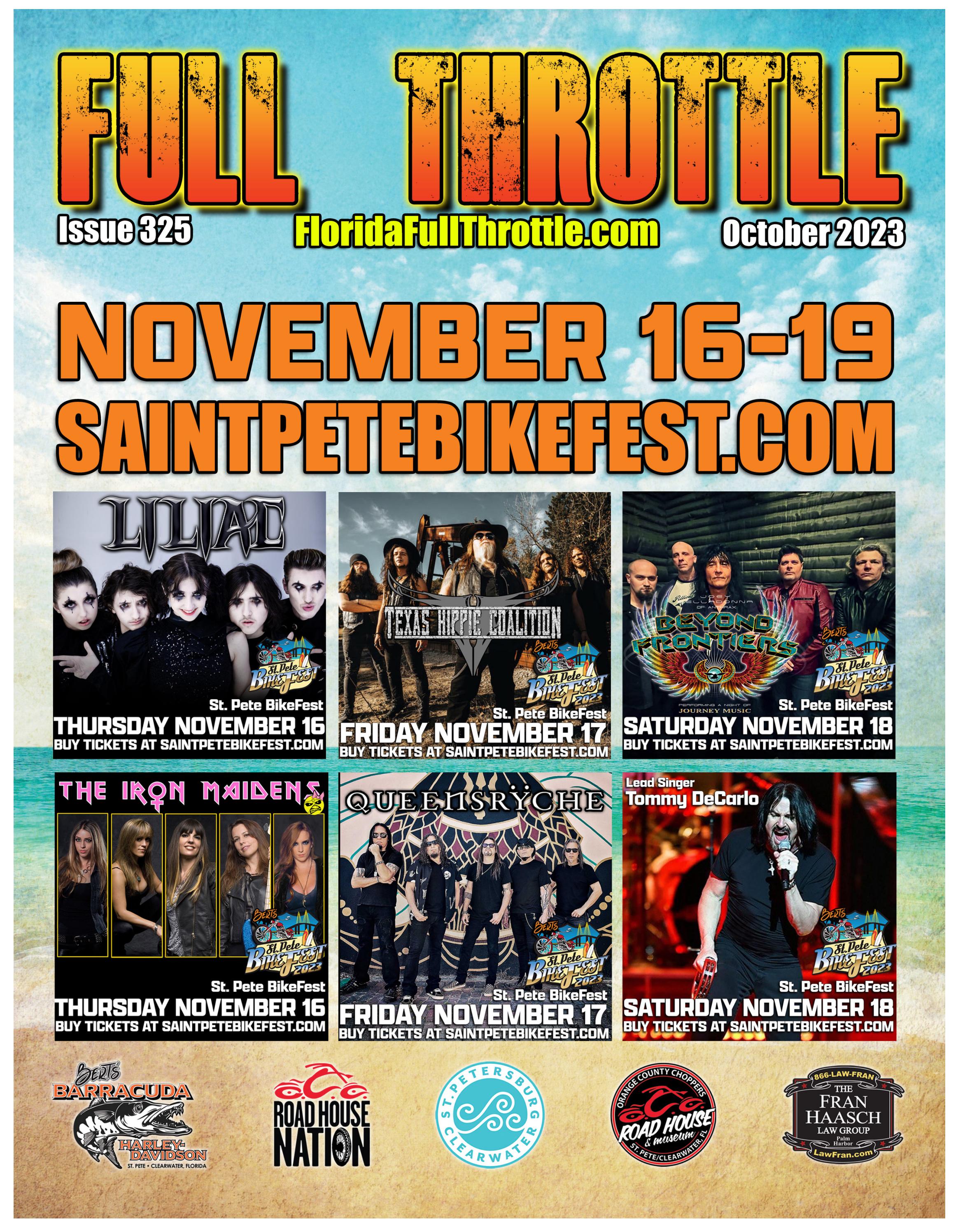 Florida Full Throttle Magazine October "Biketoberfest" Issue by Florida ...