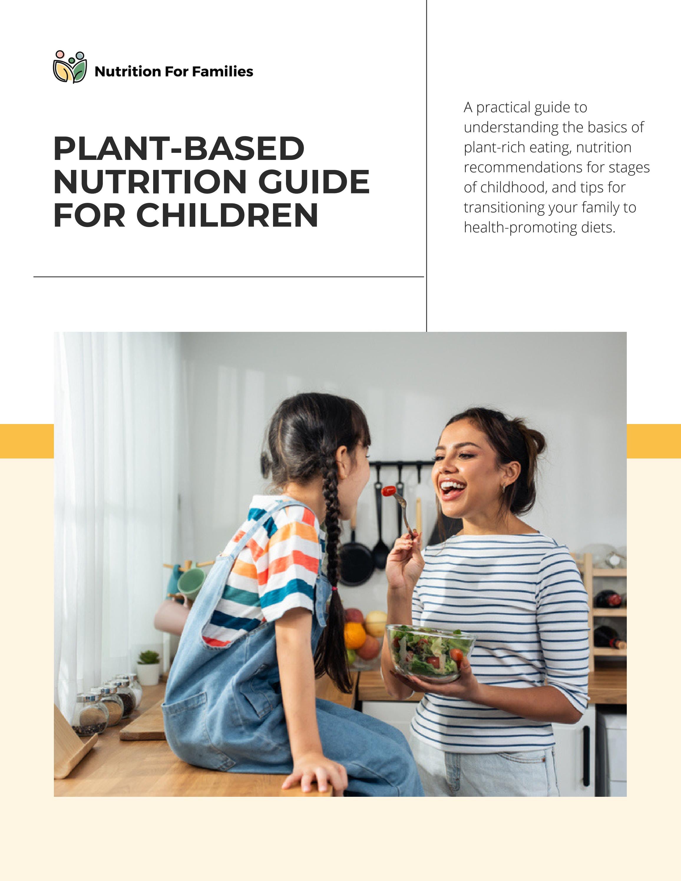 Plant-Based Nutrition Guide for Children & Families by Audrey Sanchez - Issuu