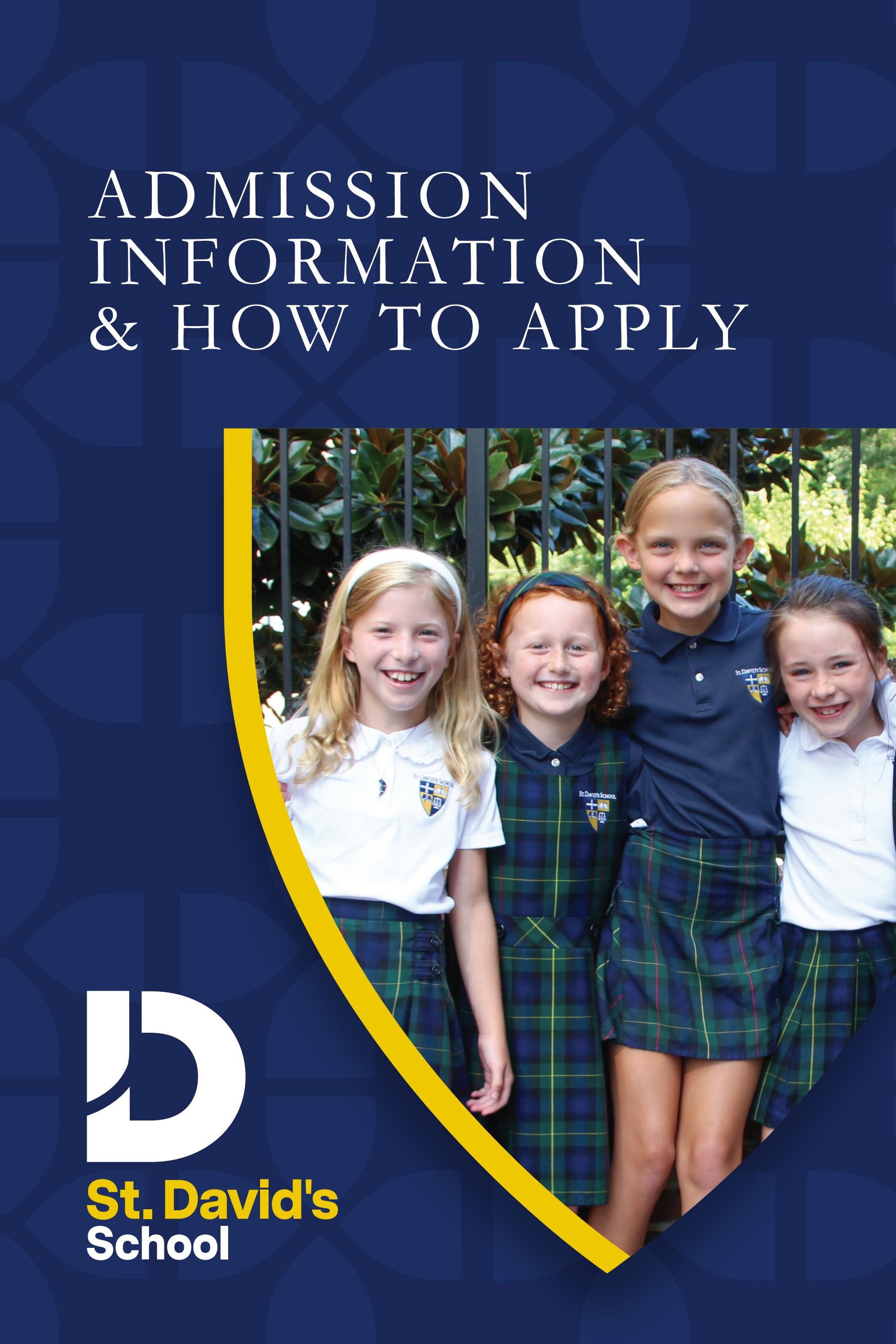 Admissions Information & How to Apply by St. David's School - Issuu