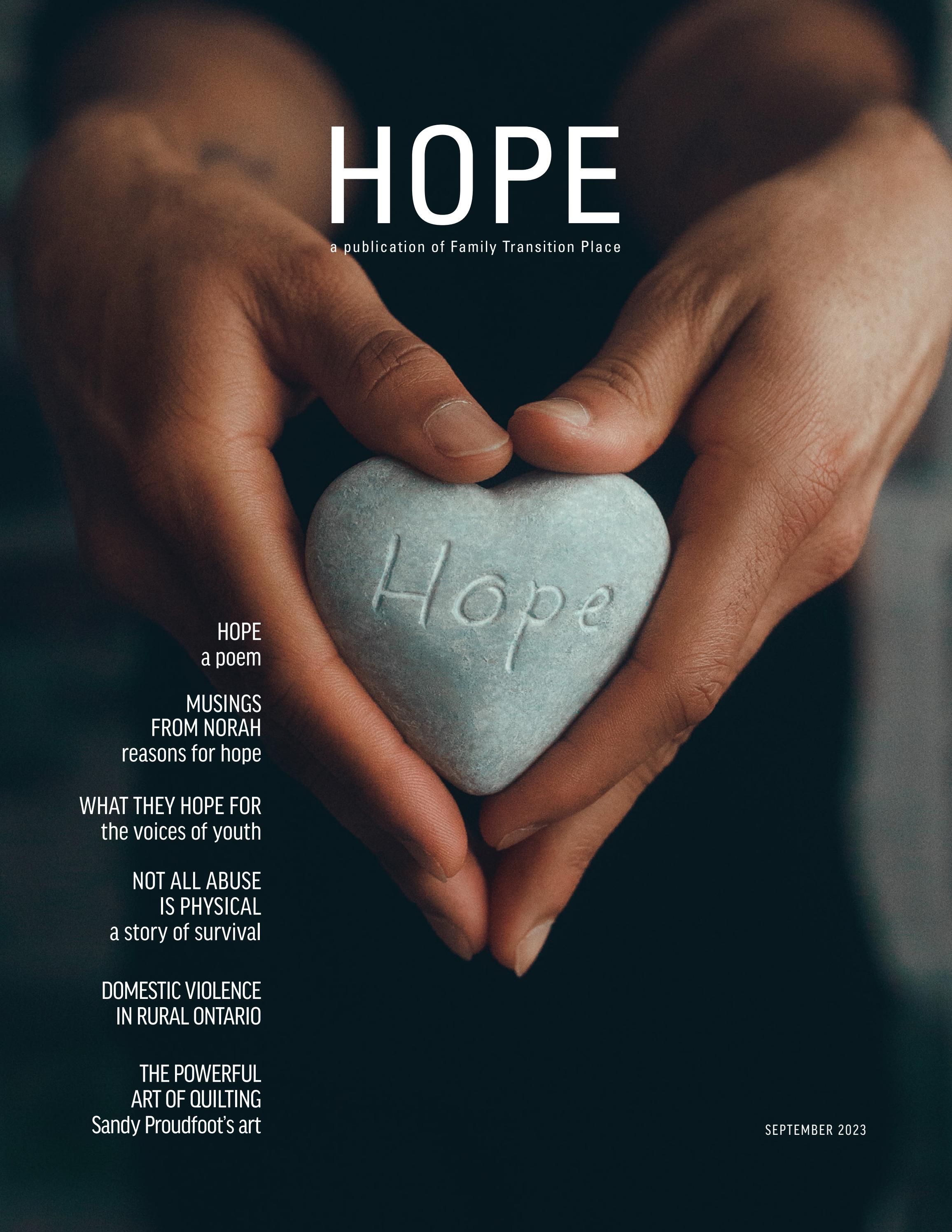 2023 HOPE Magazine by Family Transition Place - Issuu